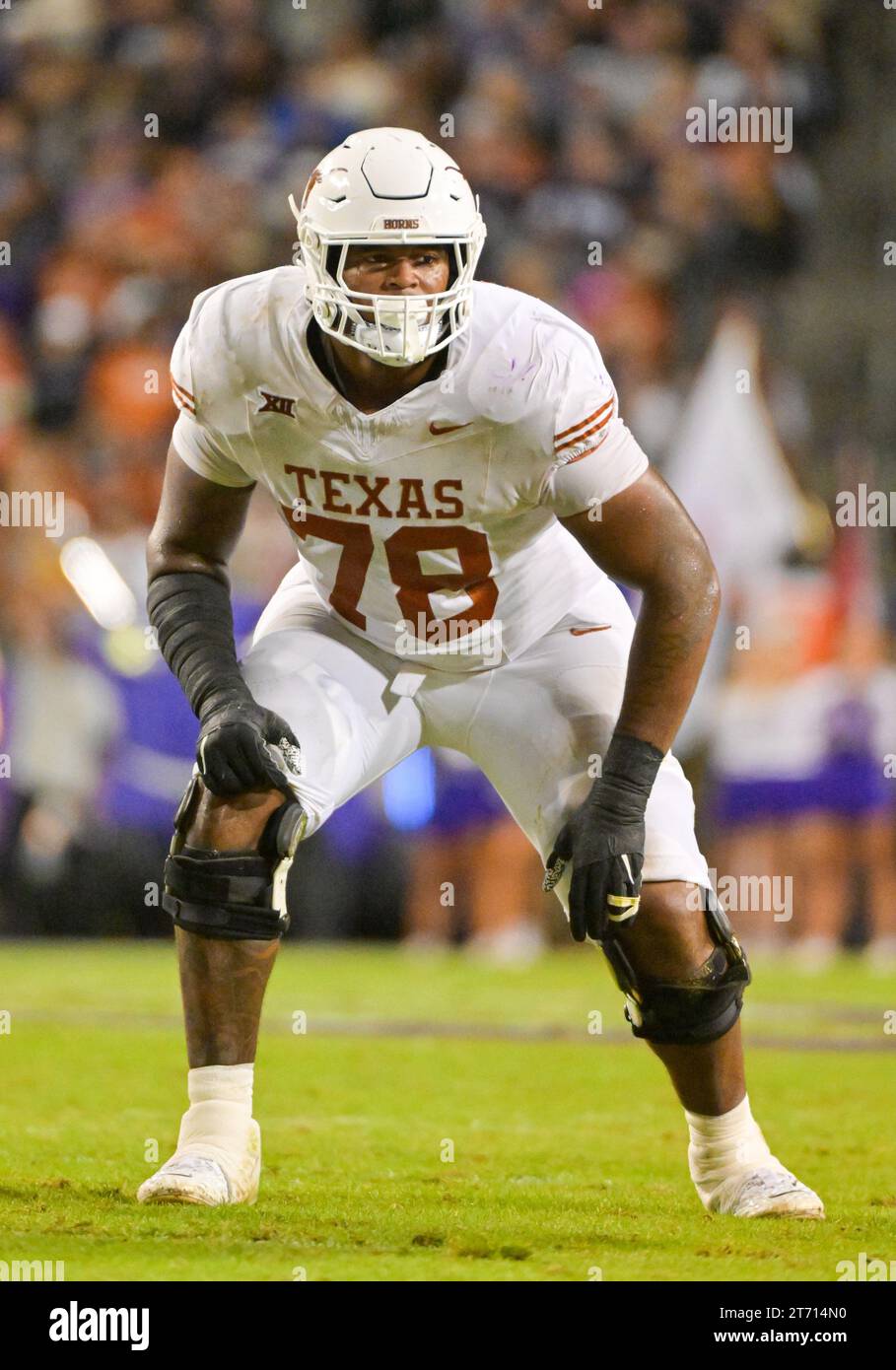 November 11 2023: Texas Longhorns offensive lineman Kelvin Banks Jr ...