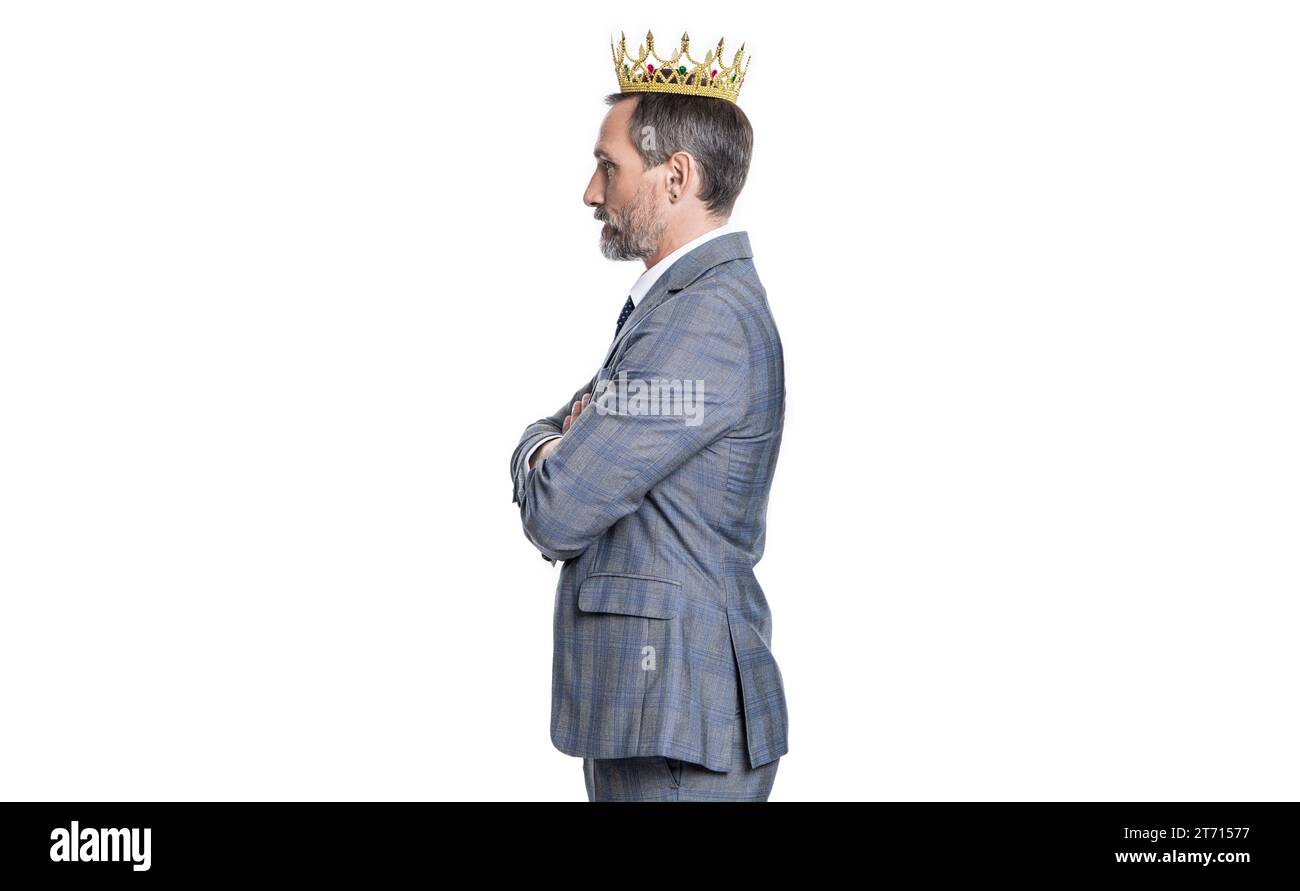 Big boss. Business success and leadership. Successful businessman boss ...