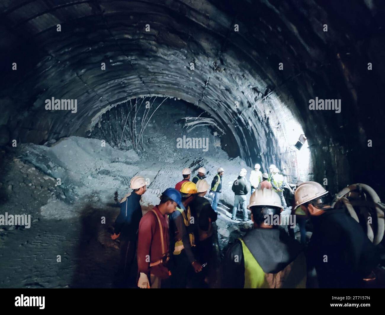 This photo provided by Uttarakhand State Disaster Response Force (SDRF ...