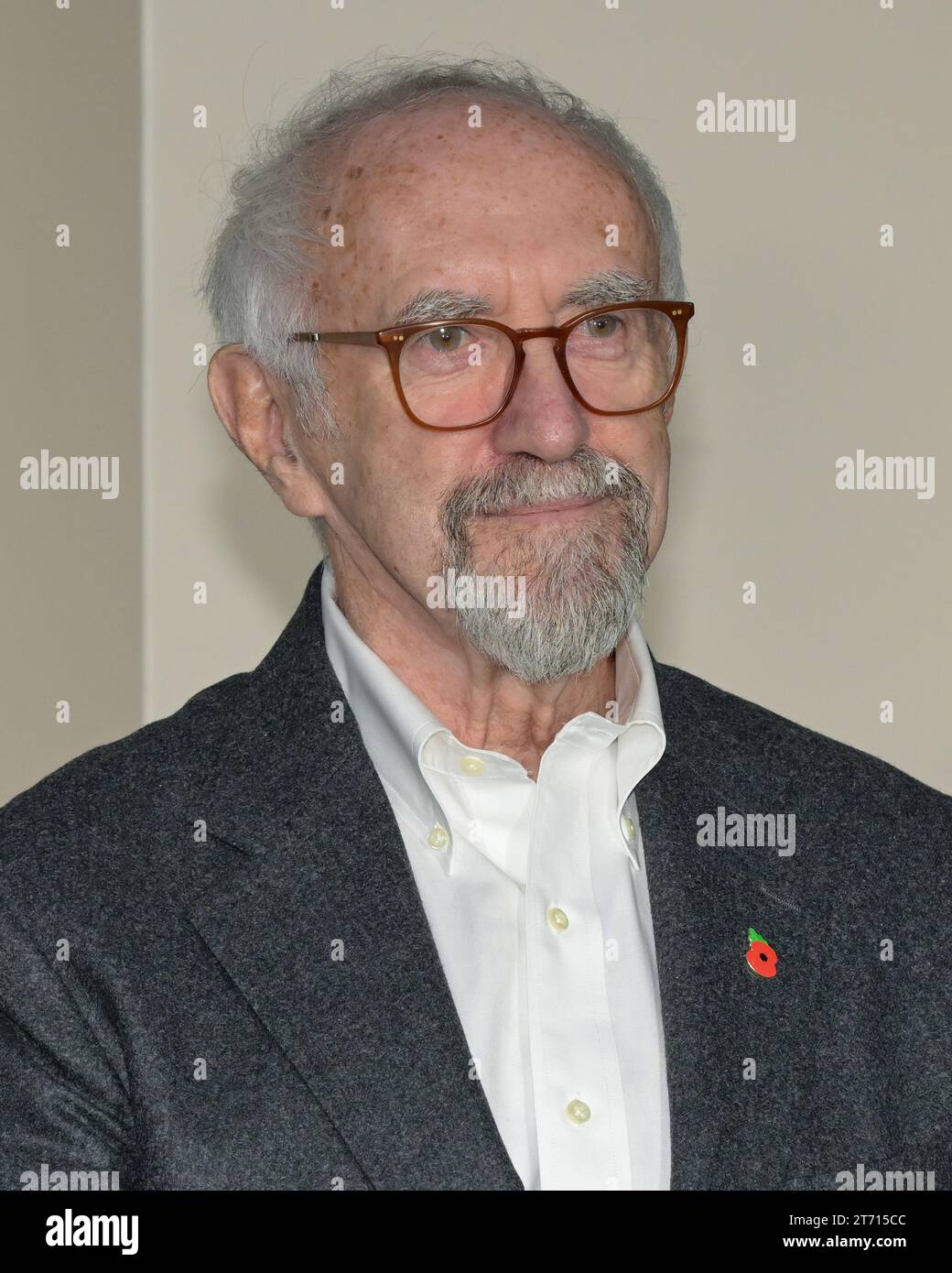 Westwood, California, USA. 12th Nov, 2023. Jonathan Pryce. Los Angeles ...