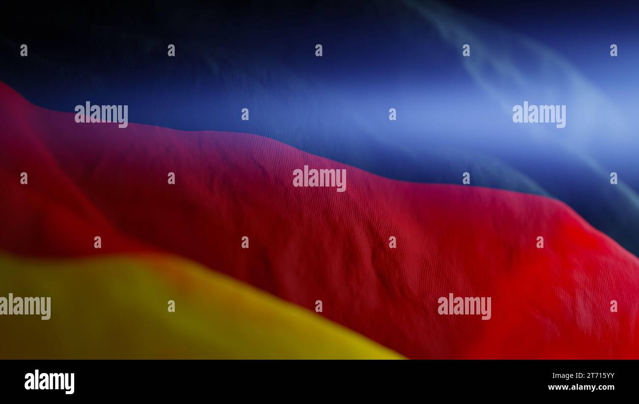 Germany Waving National Flag,3d rendering Stock Photo - Alamy