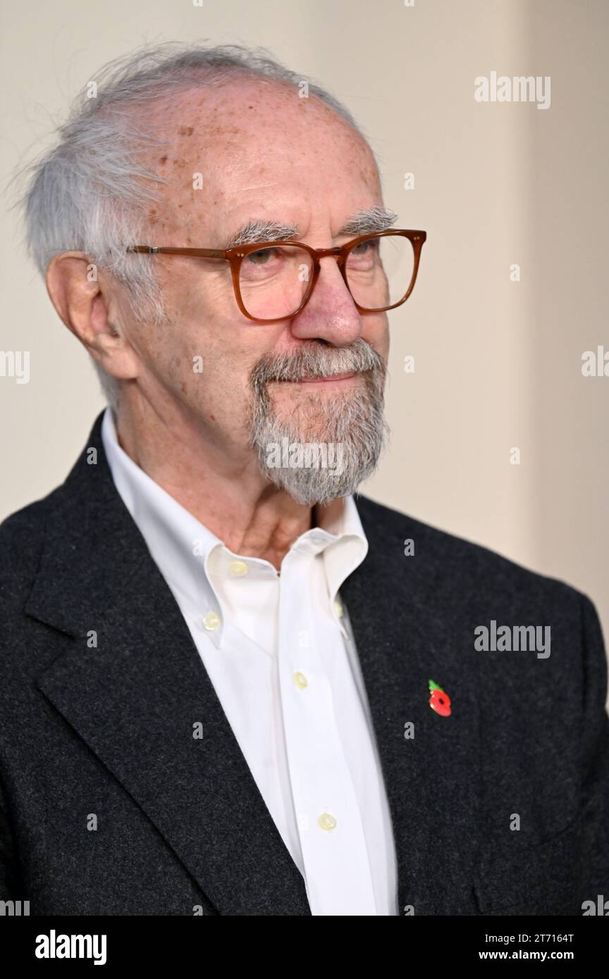 LOS ANGELES, CA. November 12, 2023: Jonathan Pryce at the premiere for ...