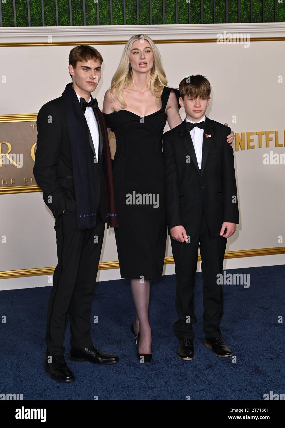 LOS ANGELES, CA. November 12, 2023: Rufus Kampa, Elizabeth Debicki ...