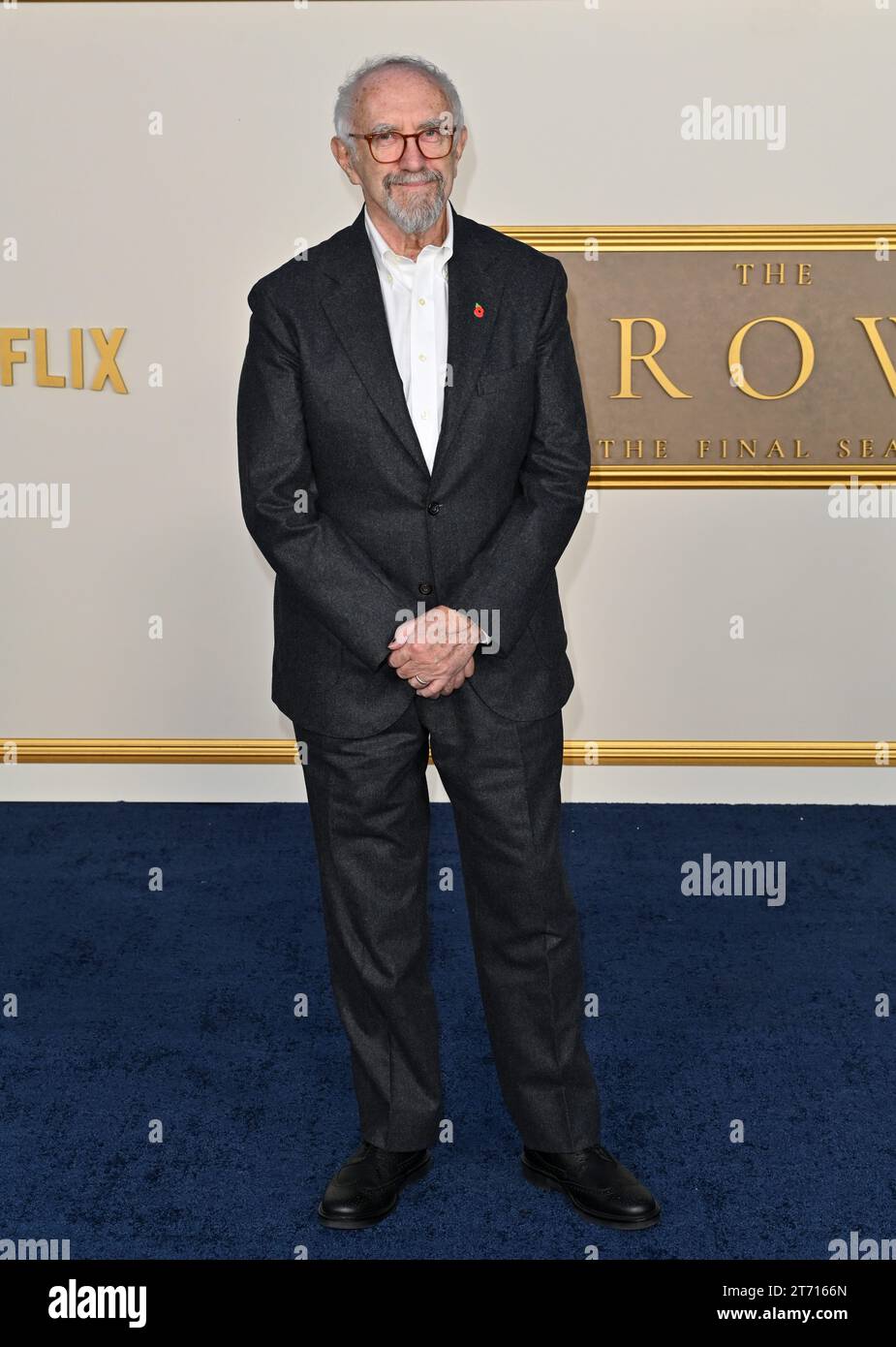 LOS ANGELES, CA. November 12, 2023: Jonathan Pryce at the premiere for ...