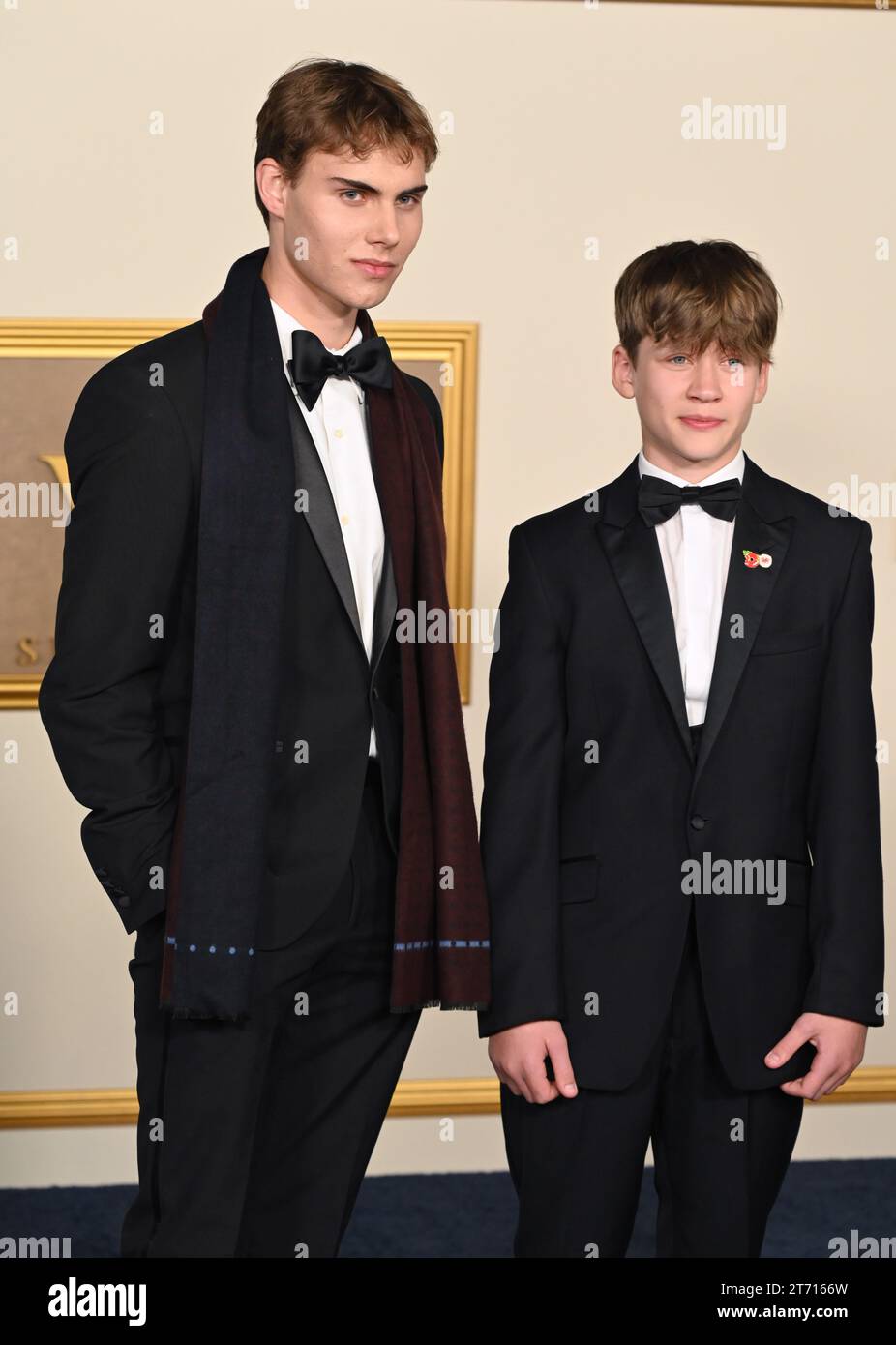 LOS ANGELES, CA. November 12, 2023: Rufus Kampa & Fflyn Edwards at the ...