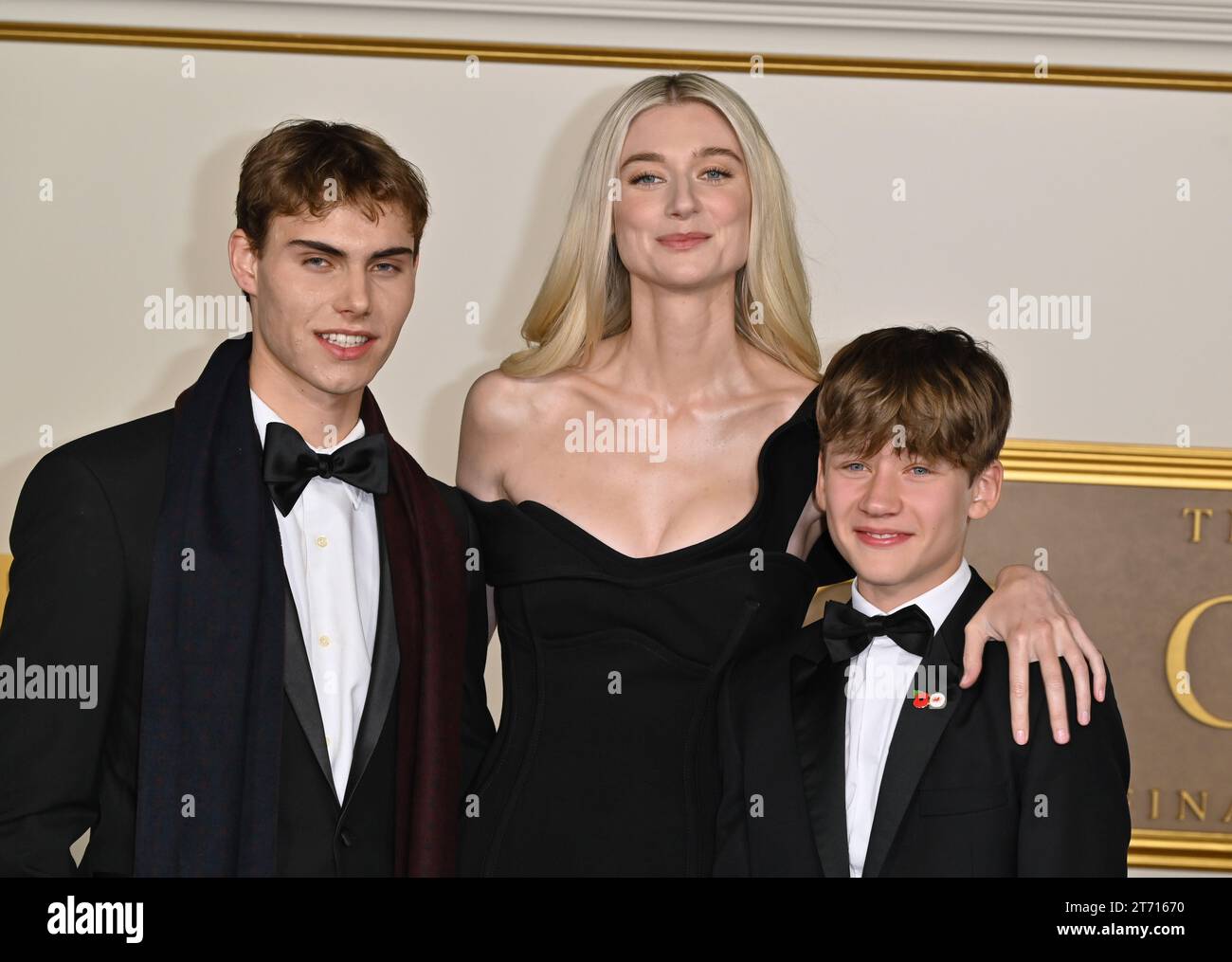 LOS ANGELES, CA. November 12, 2023: Rufus Kampa, Elizabeth Debicki ...