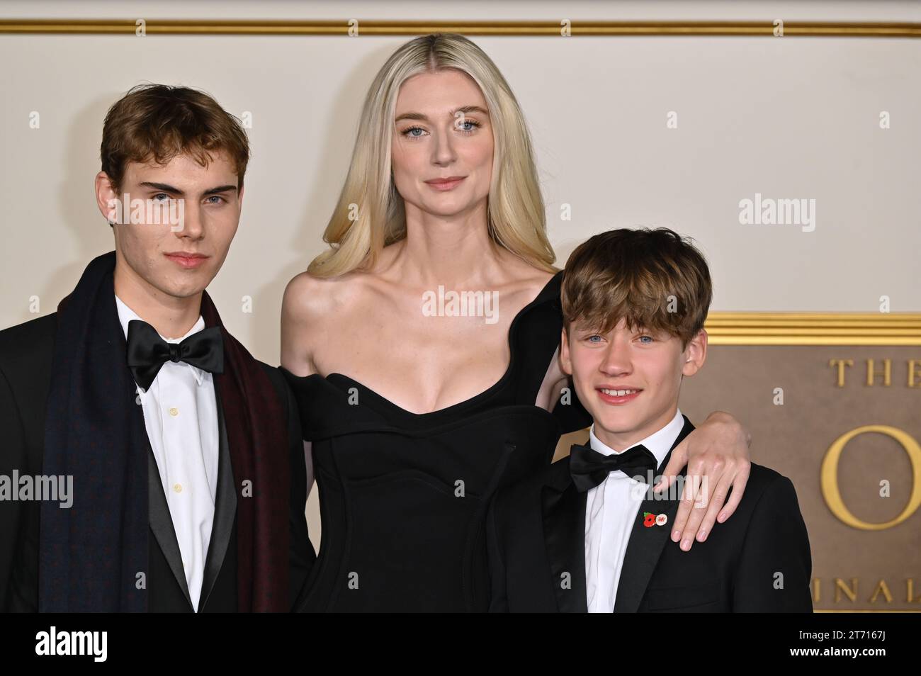 LOS ANGELES, CA. November 12, 2023: Rufus Kampa, Elizabeth Debicki ...
