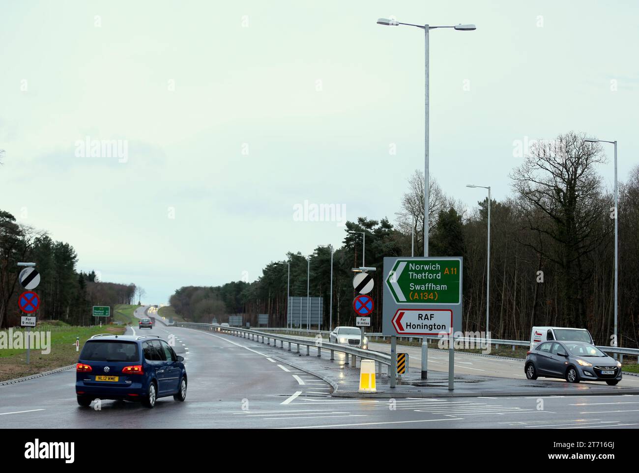 File photo dated 12/12/2014 of the dual carriage way of the A11 at at ...