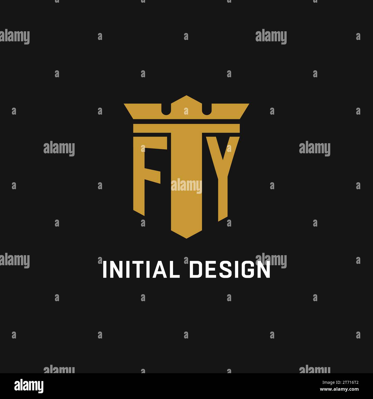 Fty logo design hi-res stock photography and images - Alamy
