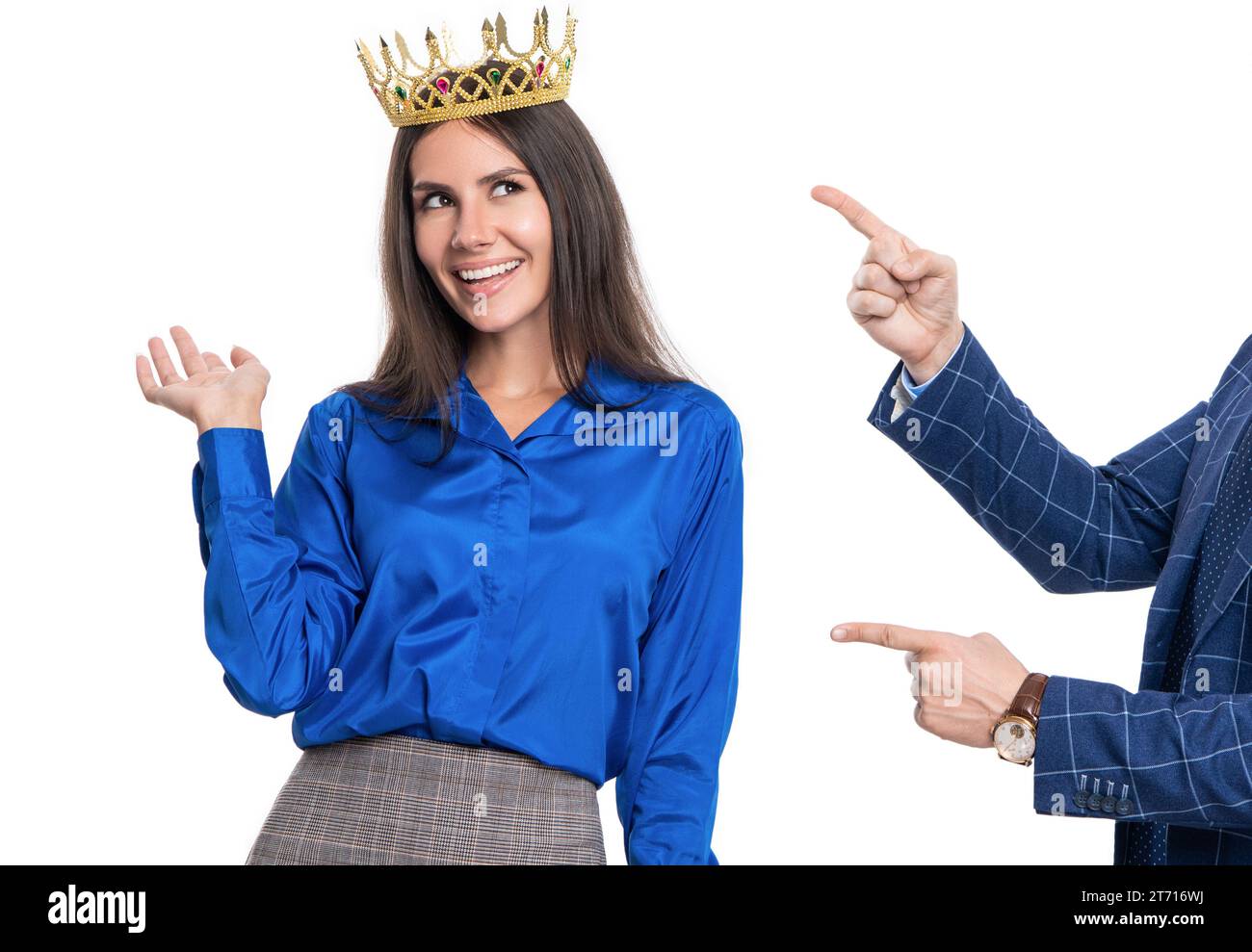 Successful leadership leading business to success. Ambitious ...