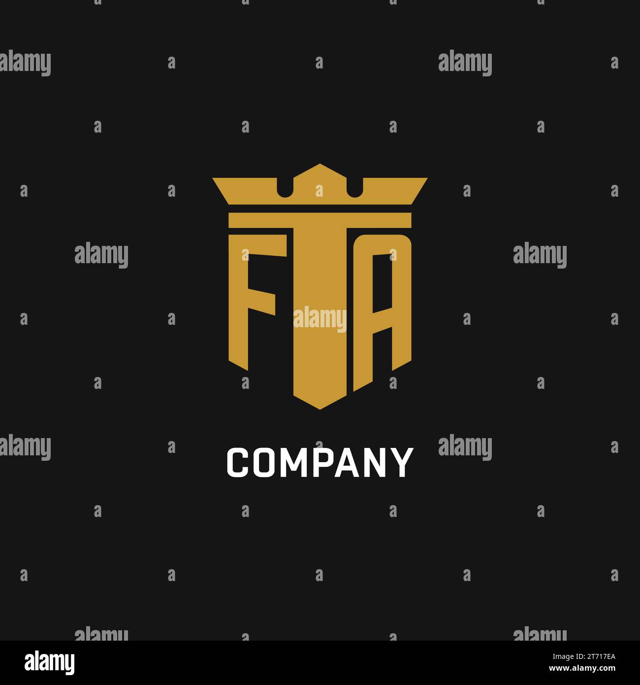 Initial fta Stock Vector Images - Alamy