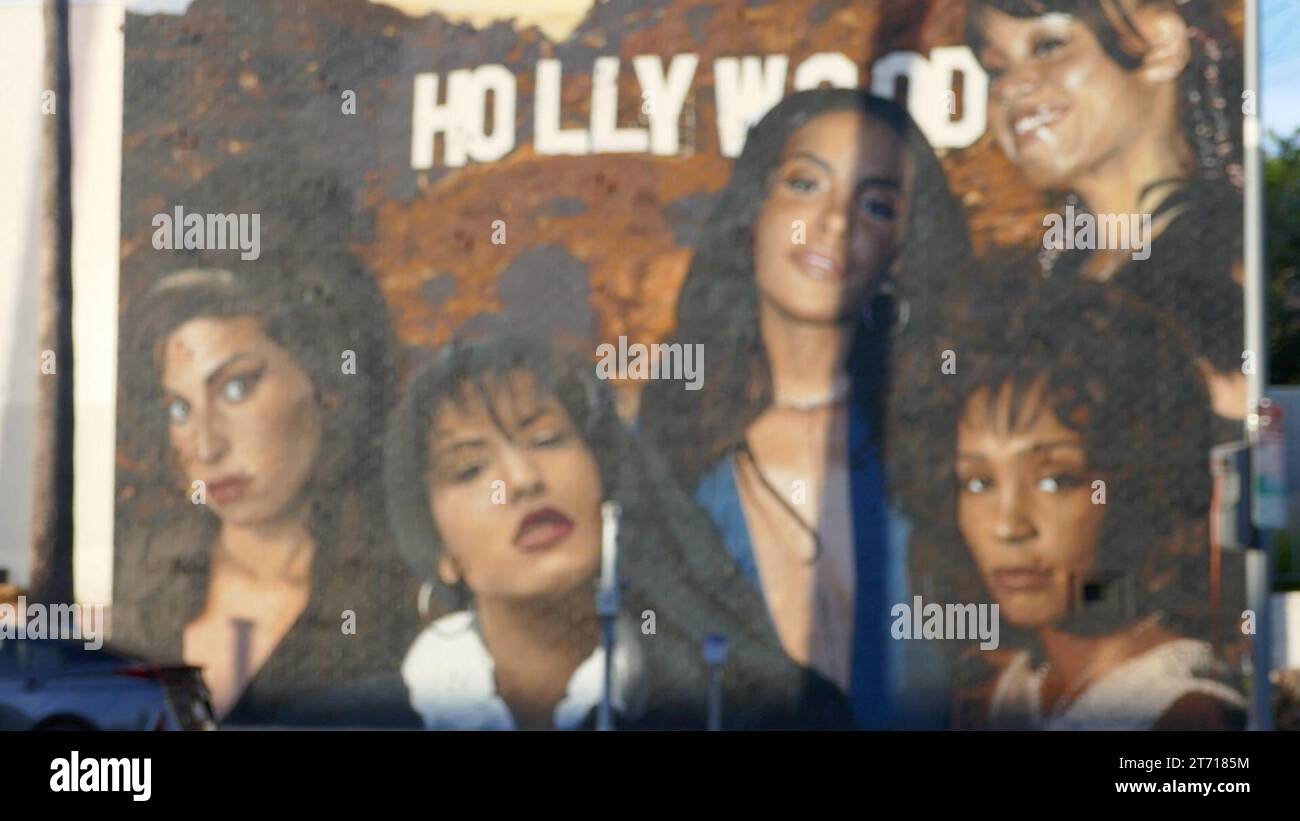 Los Angeles, California, USA 12th November 2023 Street Art Mural of ...