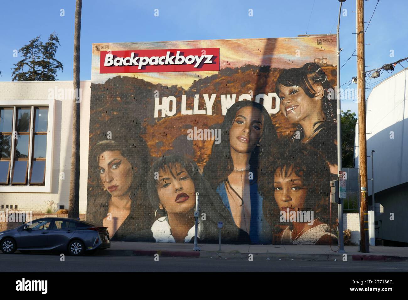 Los Angeles, California, USA 12th November 2023 Street Art Mural of ...