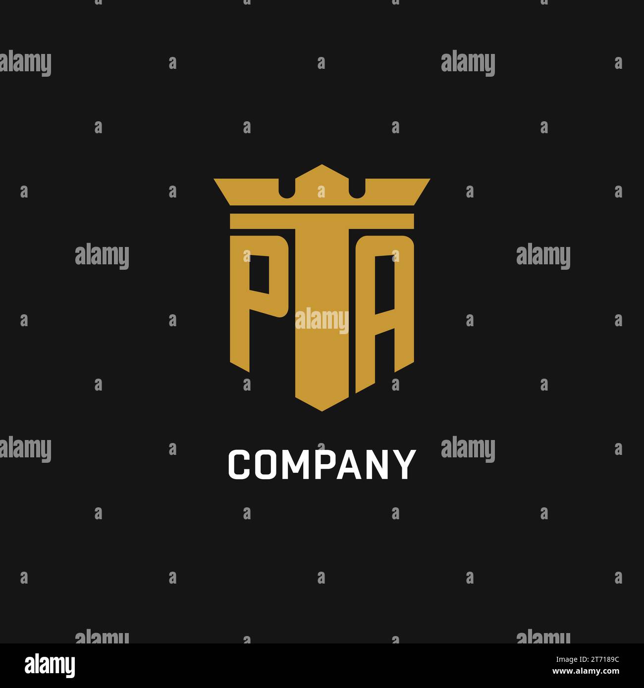 Initial pta Stock Vector Images - Alamy