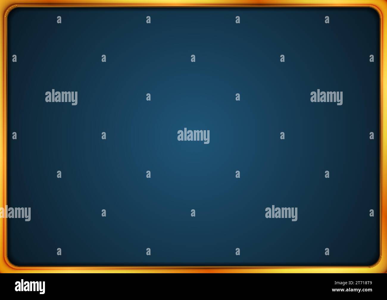 Bright luxury frame on dark blue background. Vector illustration Stock ...