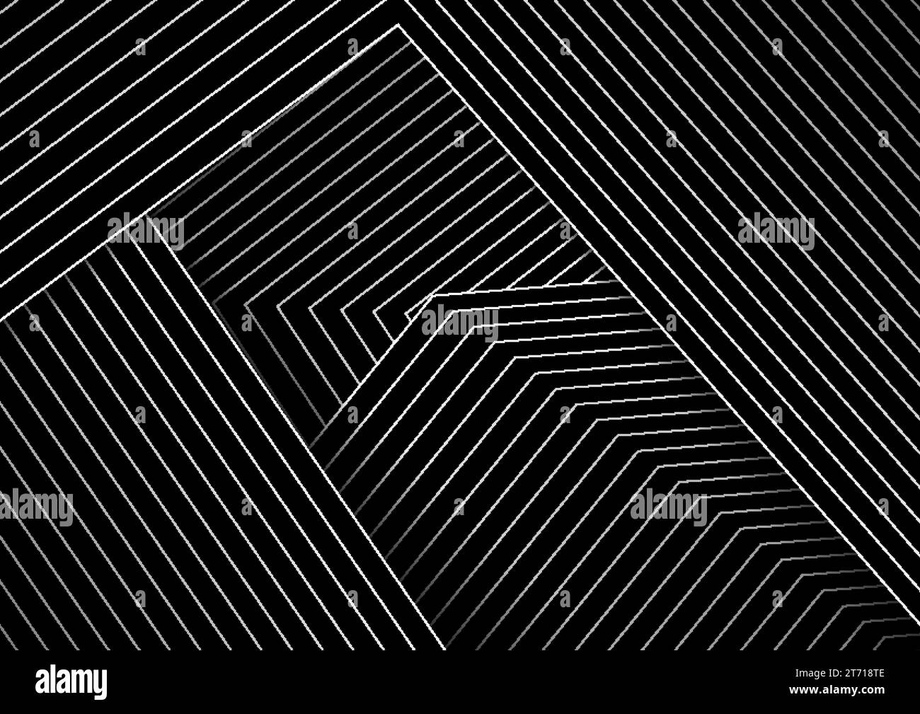 Abstract black minimal background with white lines. Vector geometric ...