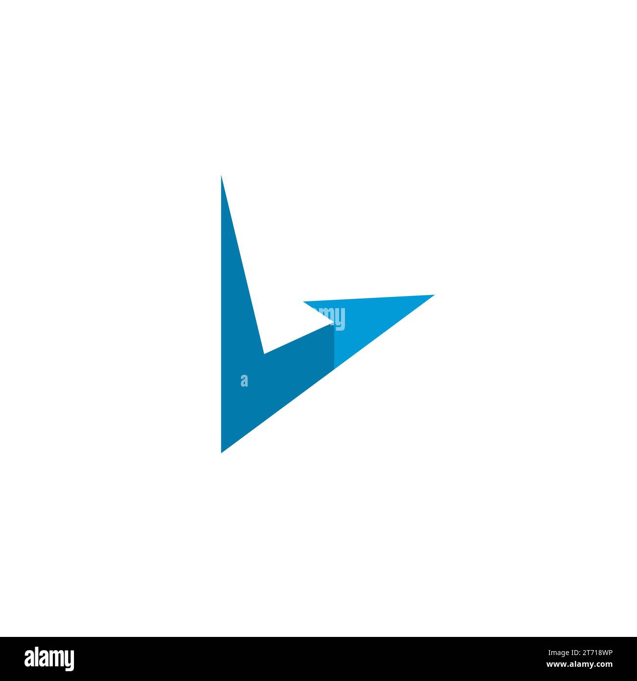 L Arrow Logo Symbol. L Initial Stock Vector Image & Art - Alamy