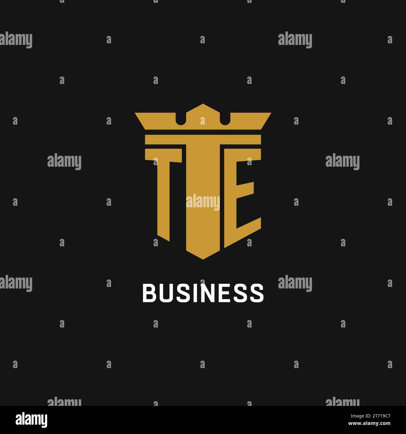 Initial tte Stock Vector Images - Alamy