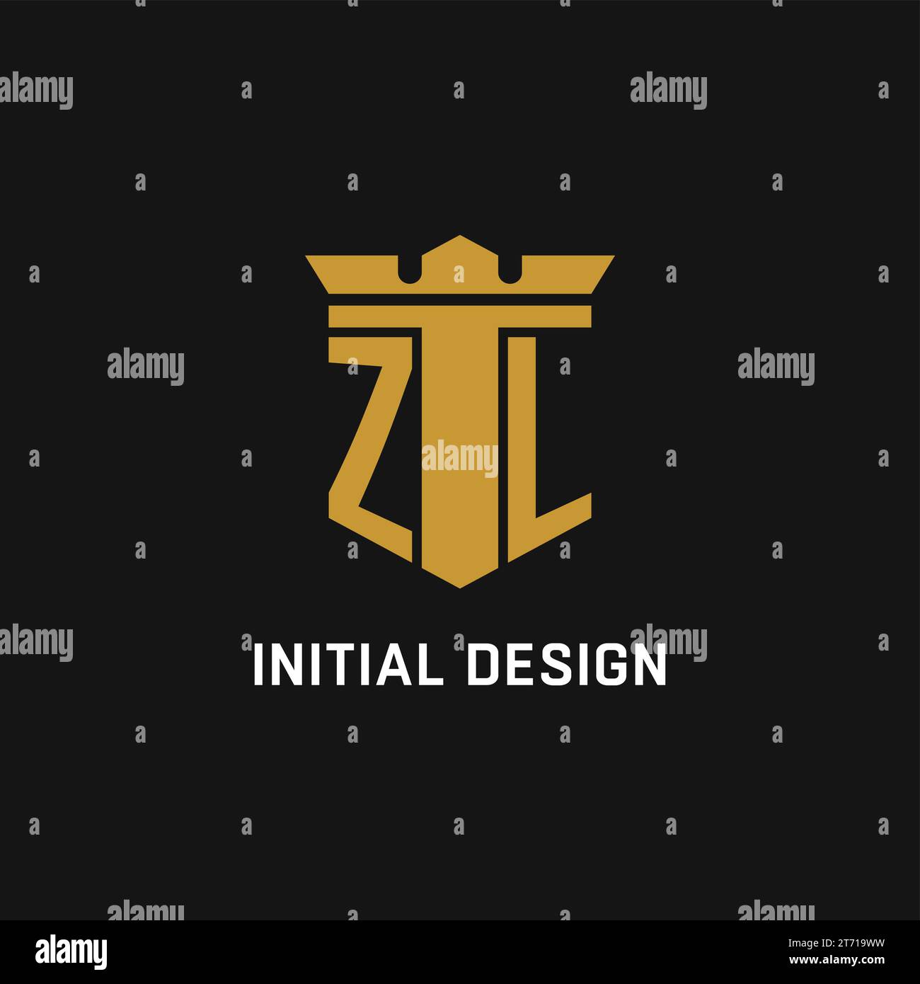 Ztl logo design Stock Vector Images - Alamy