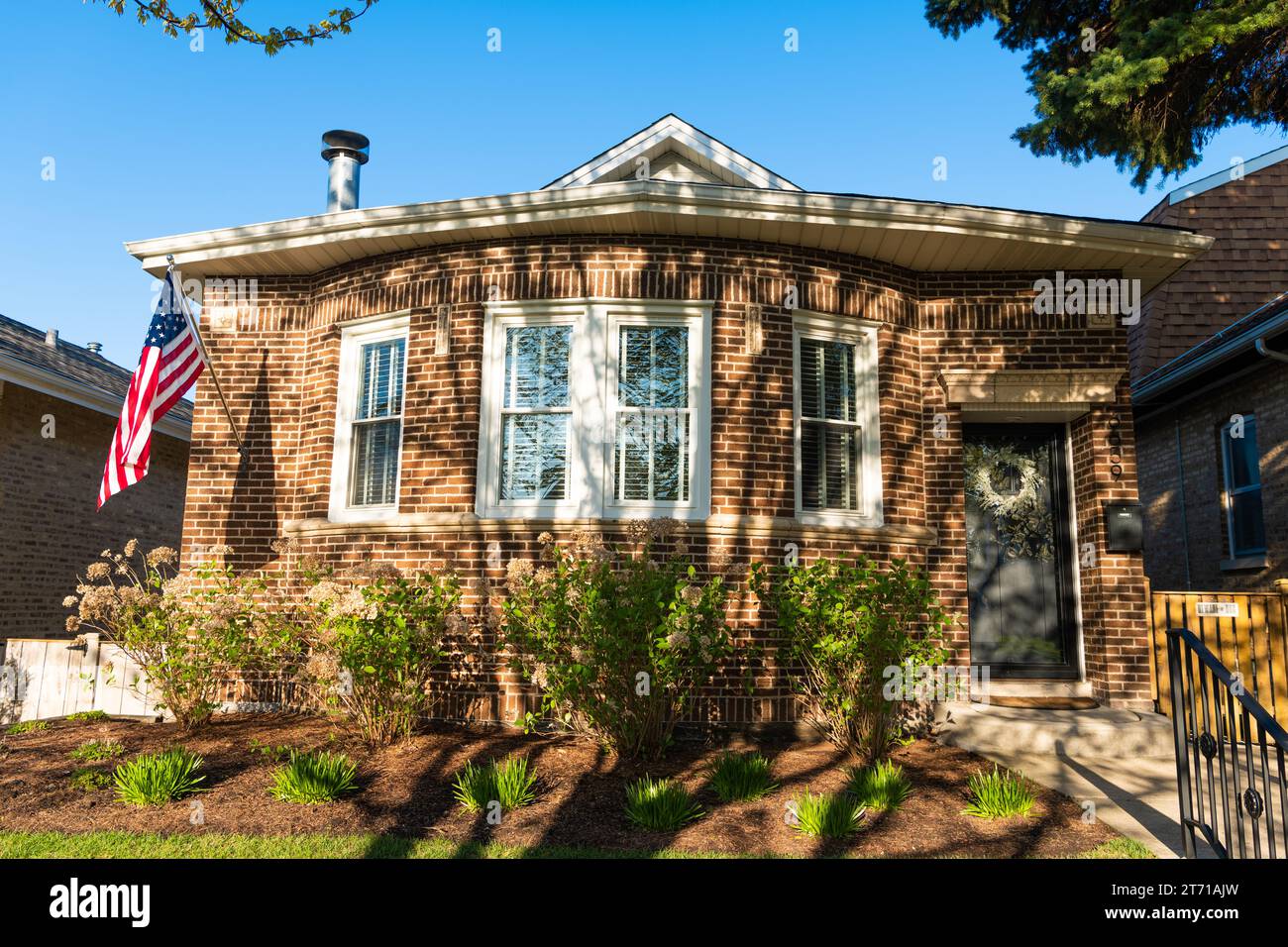 residential building suburban house architecture in neighborhood of ...