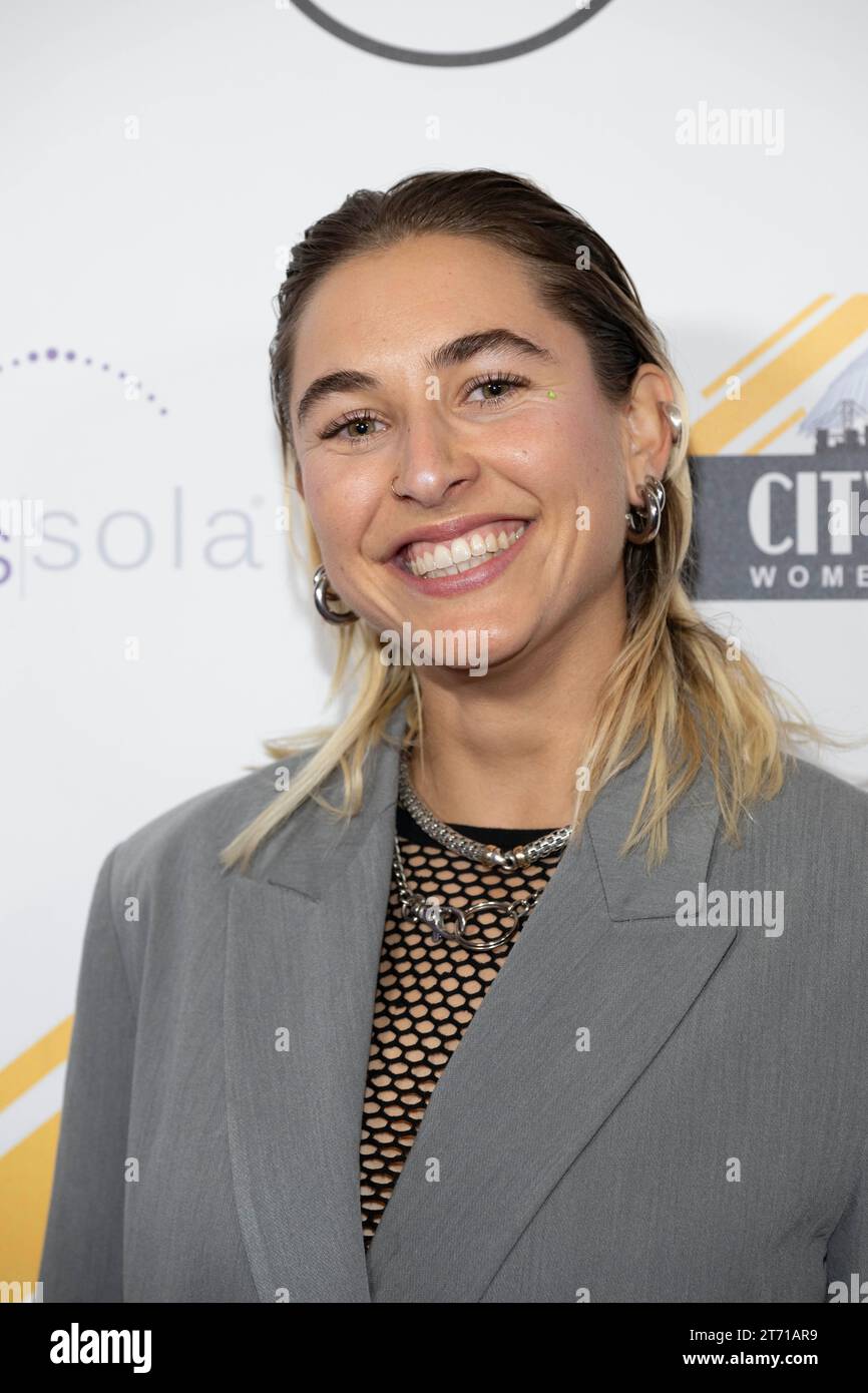 Los Angeles, USA. 12th Nov, 2023. Actor writer comedian AJ Amber ...