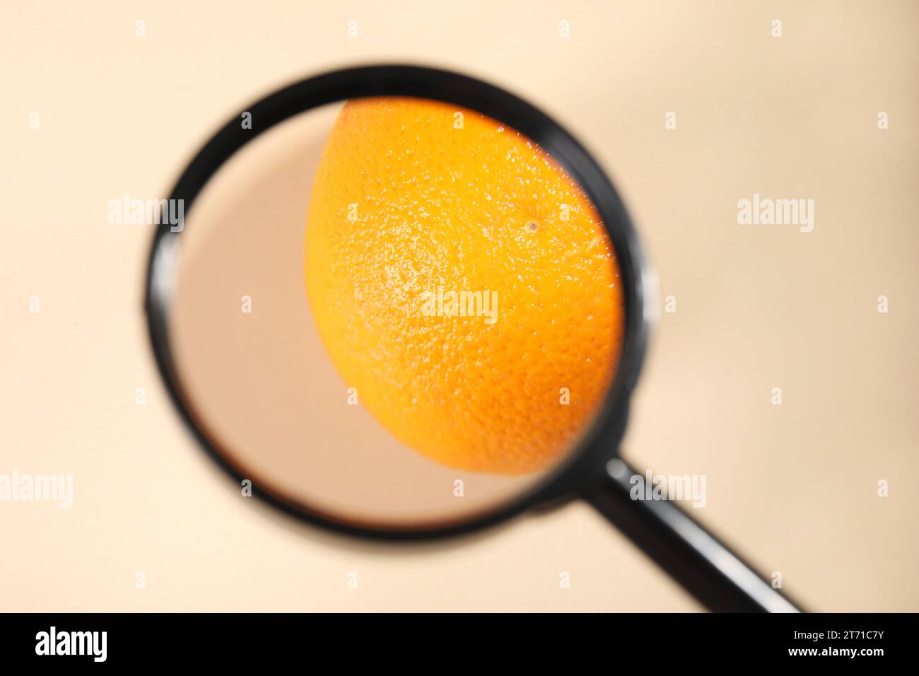 Magnifying glass over woman figure hi-res stock photography and images ...