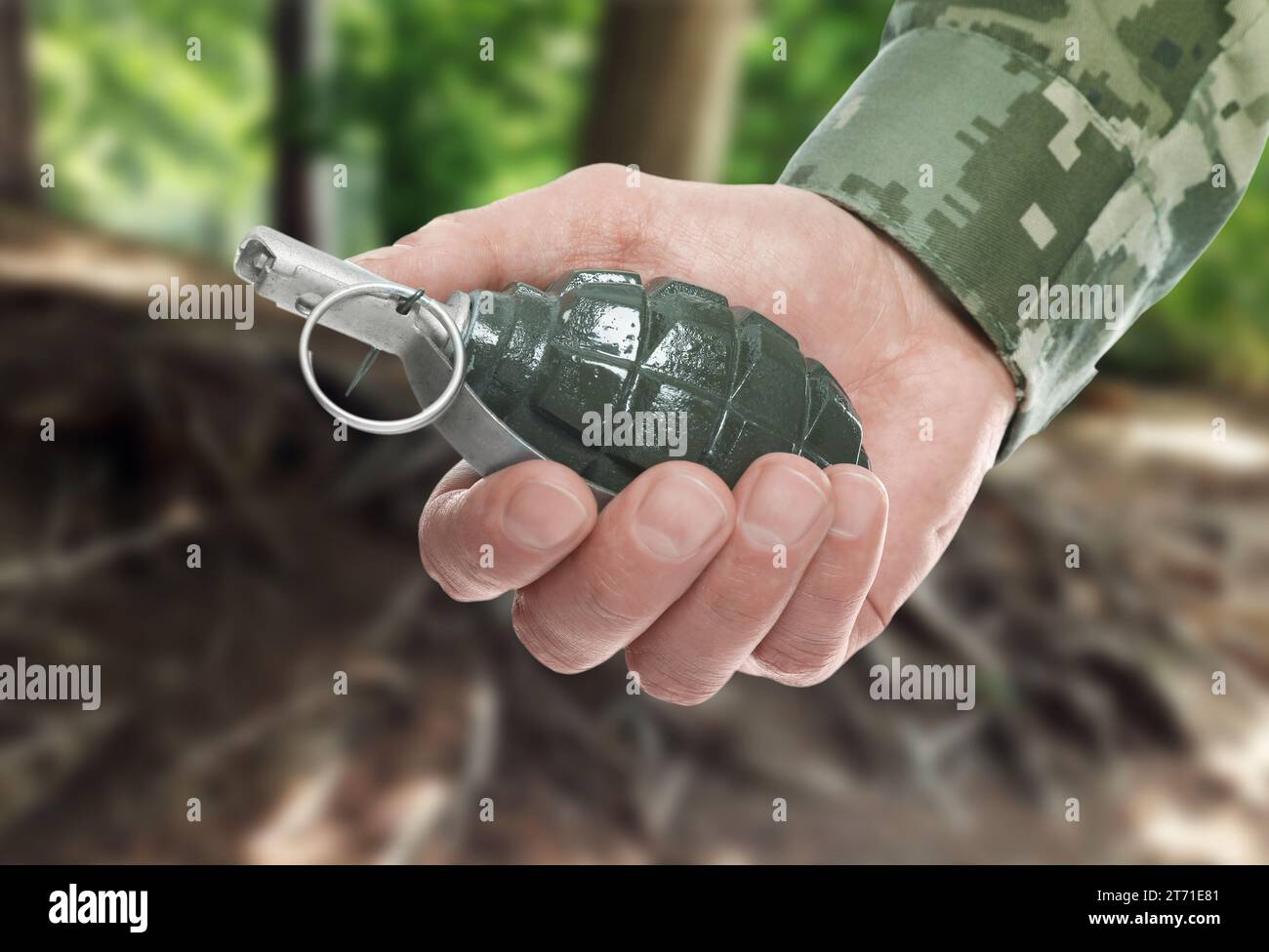 Holding equipment soldier in camouflage hi-res stock photography and ...