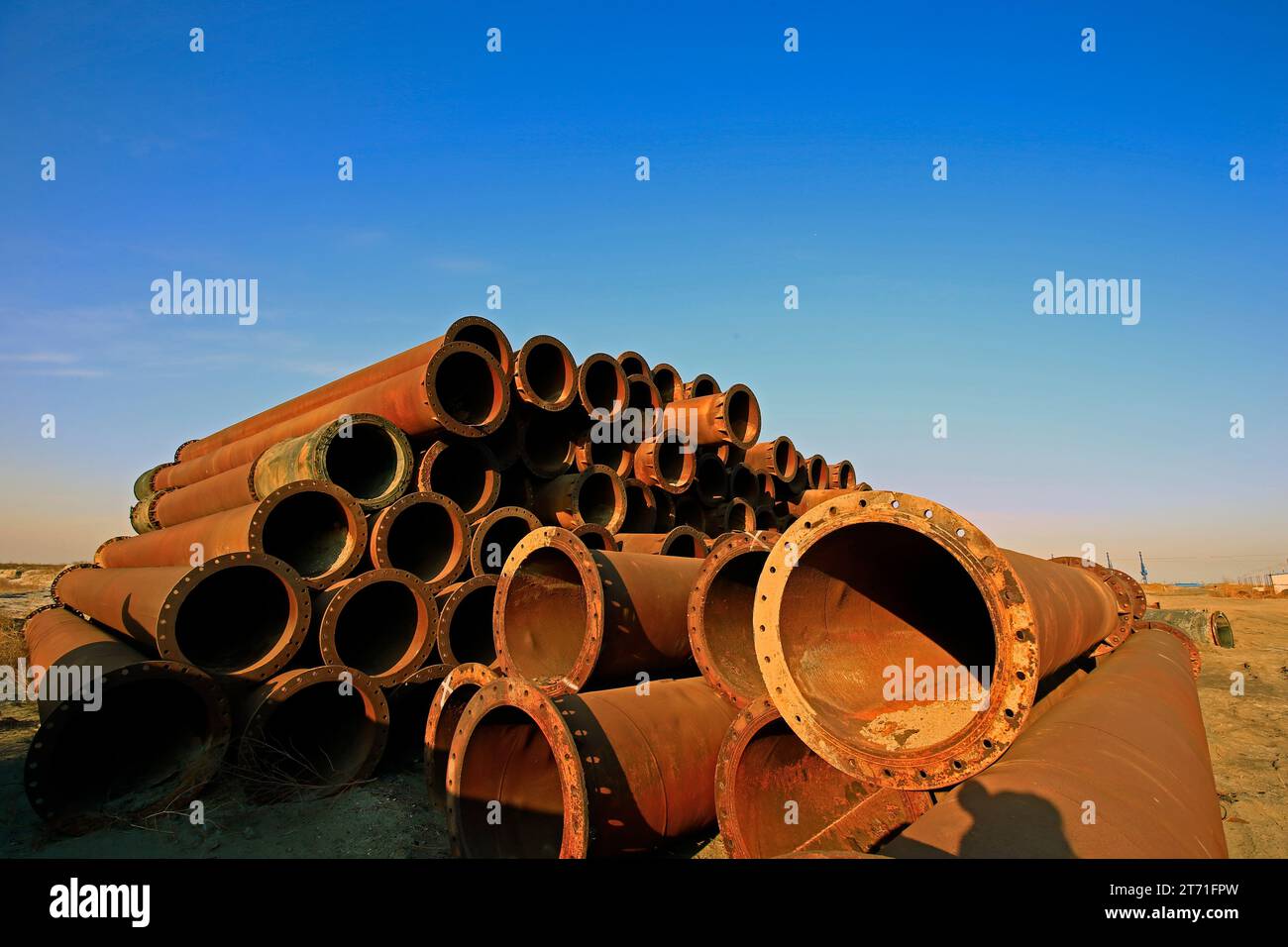 The rusty pipe Stock Photo - Alamy