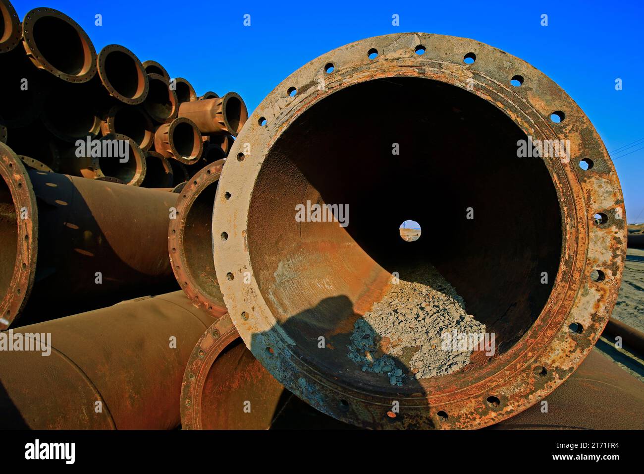 The rusty pipe Stock Photo - Alamy