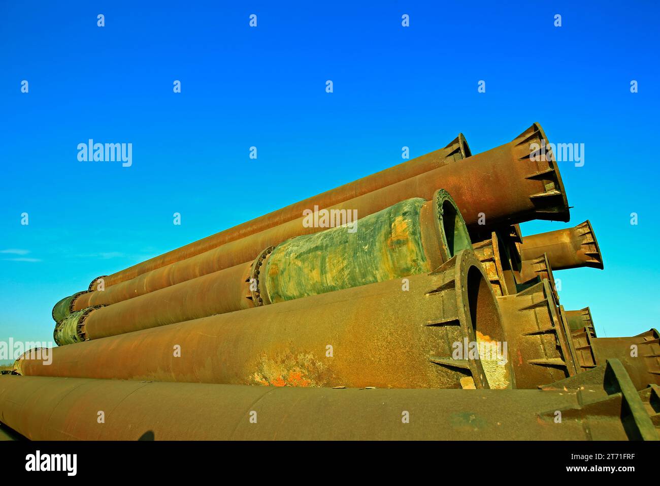 The rusty pipe Stock Photo - Alamy