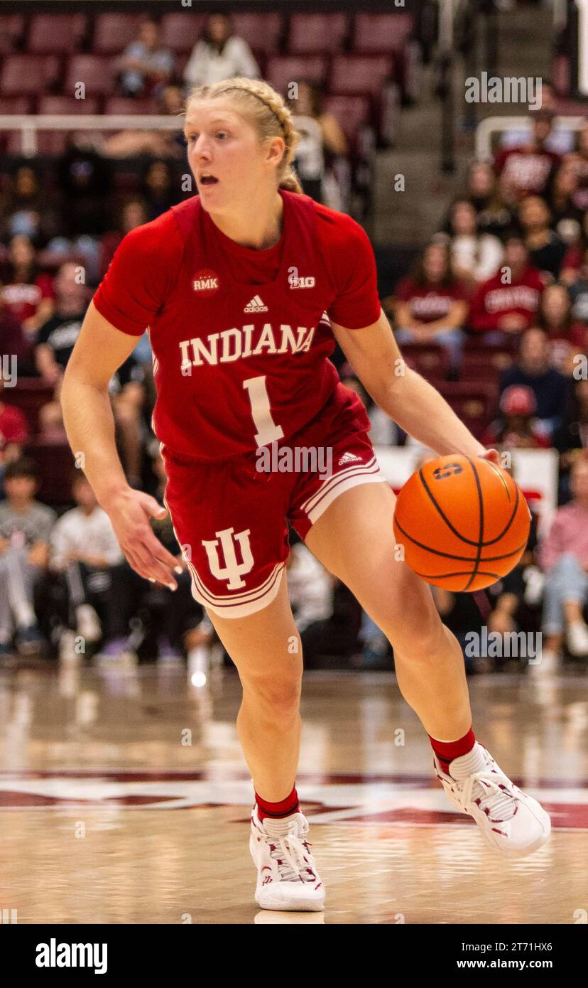November 12 2023 Palo Alto CA, U.S.A. Indiana guard Lexus Bargesser (1 ...