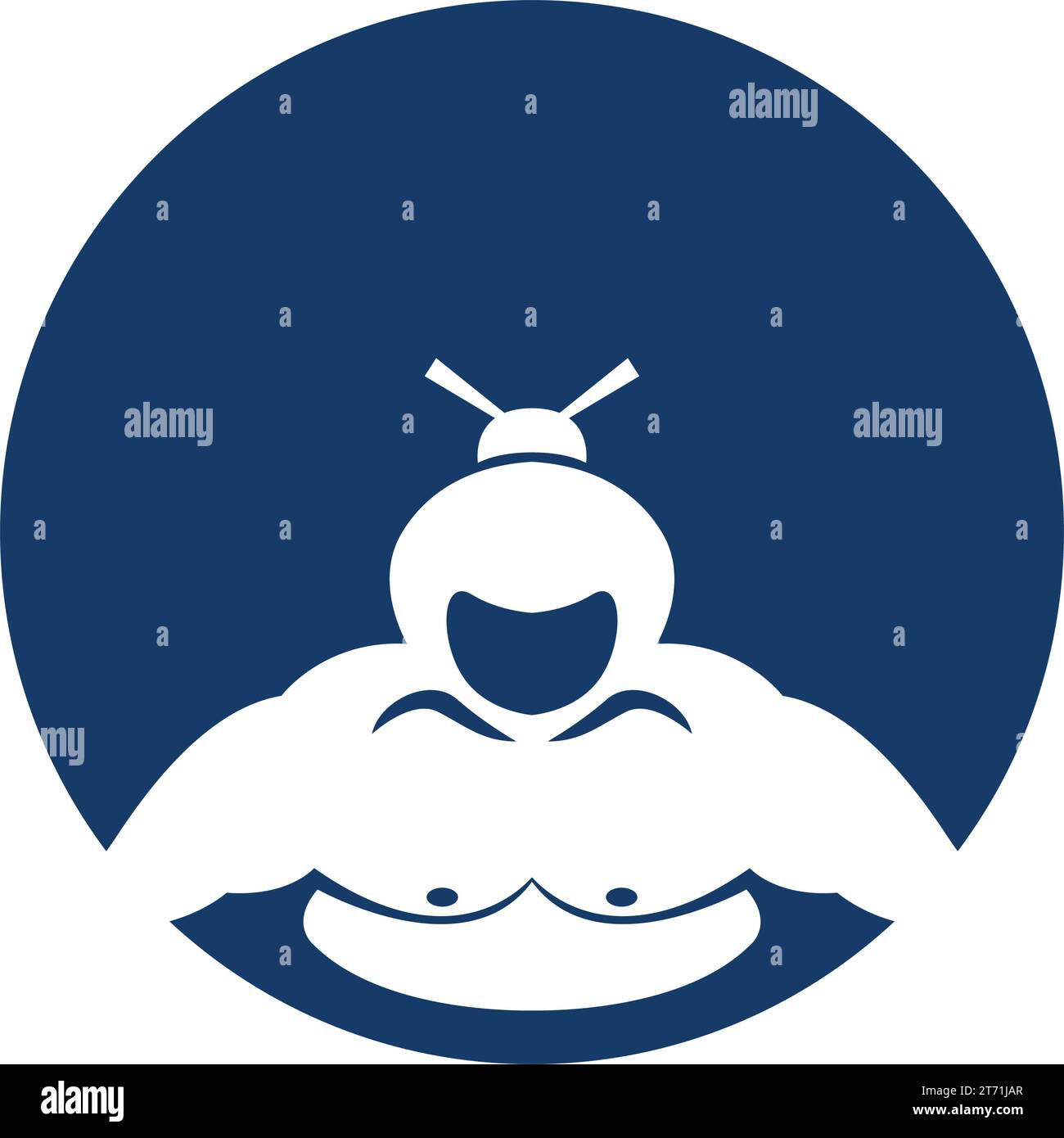 Sumo wrestler silhouette vector vectors Stock Vector Images - Alamy