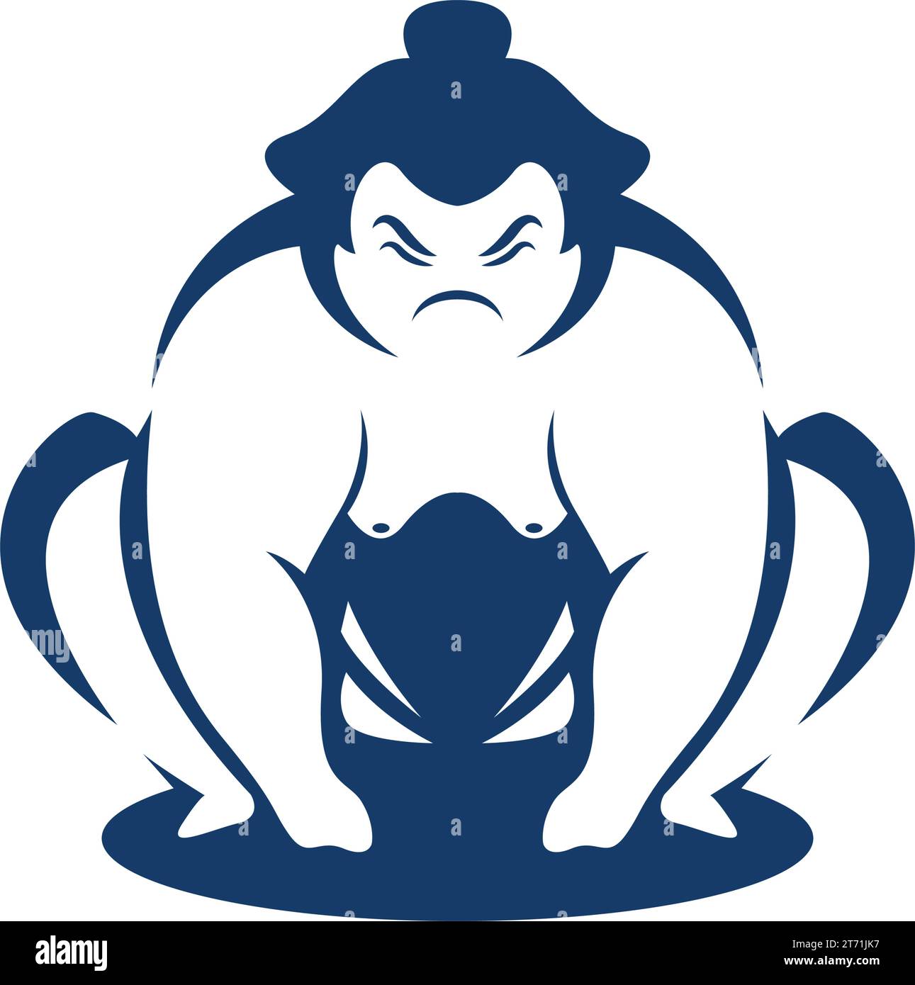 Sumo wrestler silhouette vector vectors hi-res stock photography and ...