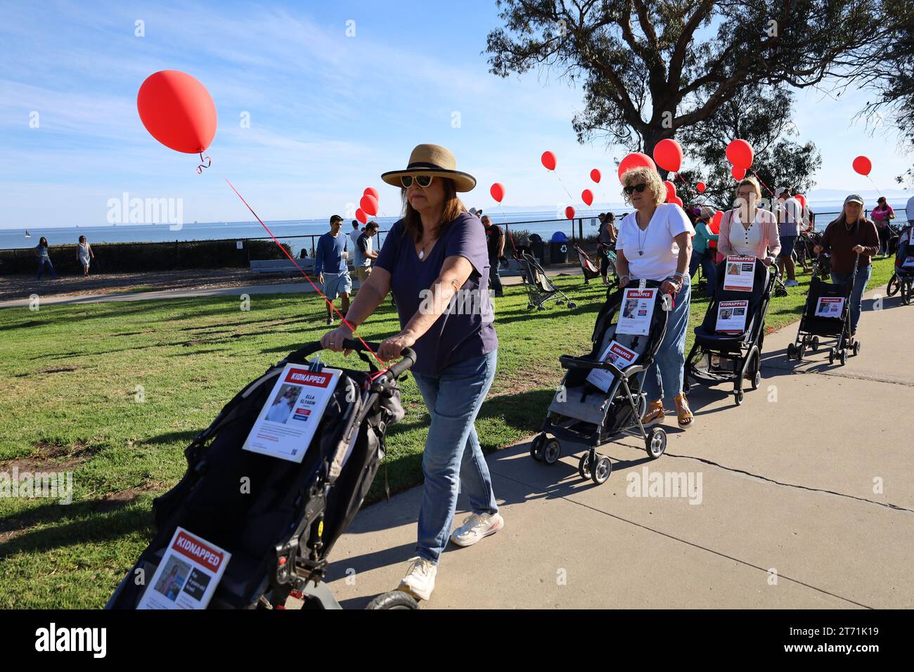 Santa Barbara, California, USA. 12th Nov, 2023. Santa Barbara moms and ...