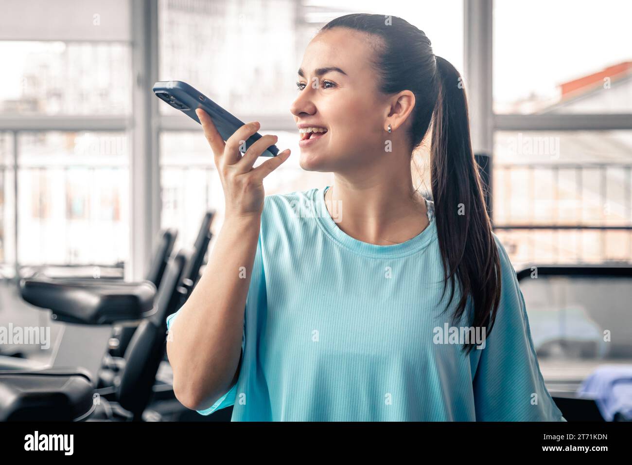 Recording voice message on hi-res stock photography and images - Alamy