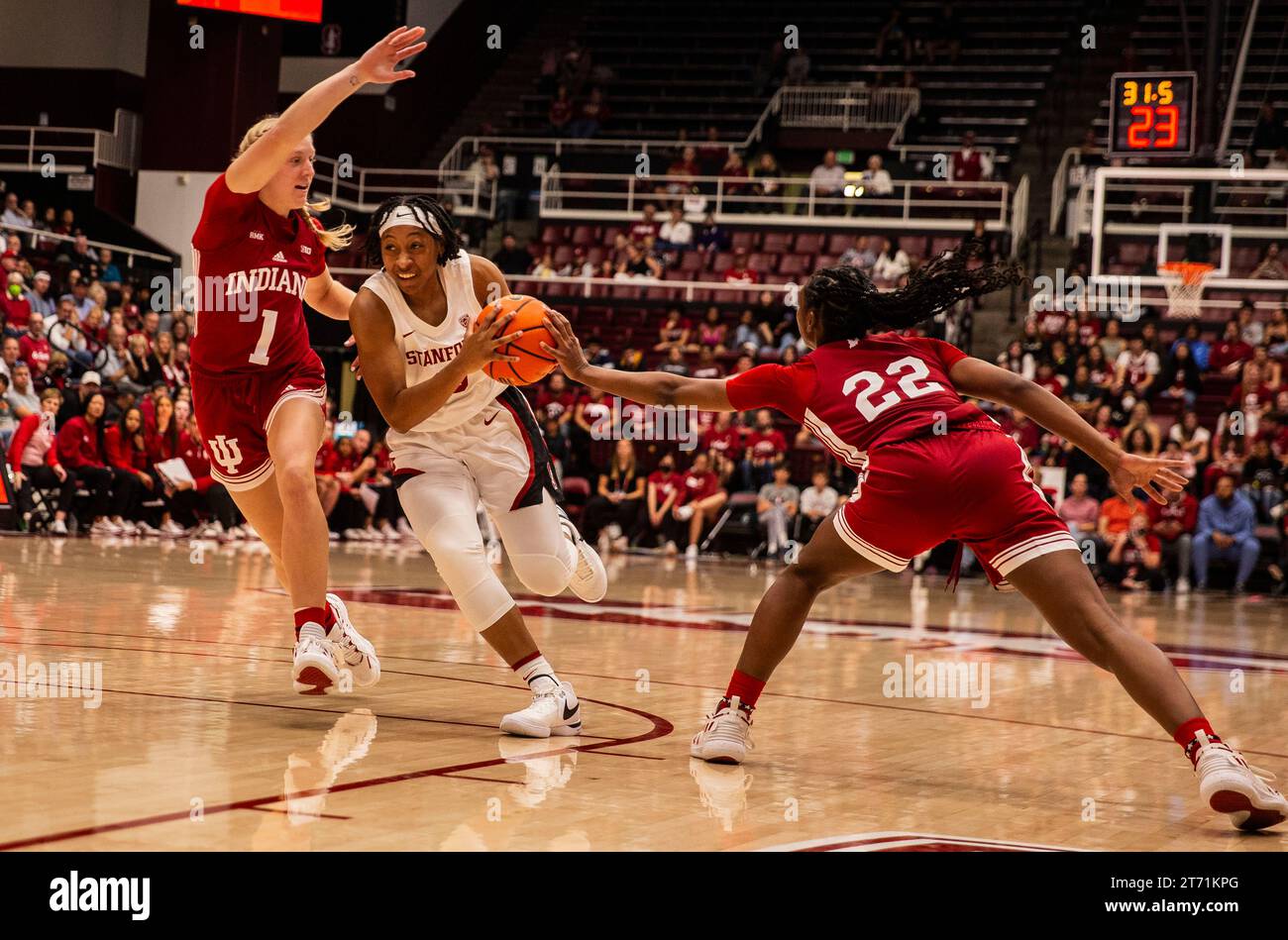 November 12 2023 Palo Alto CA, U.S.A. Stanford guard Chloe Clardy (13 ...