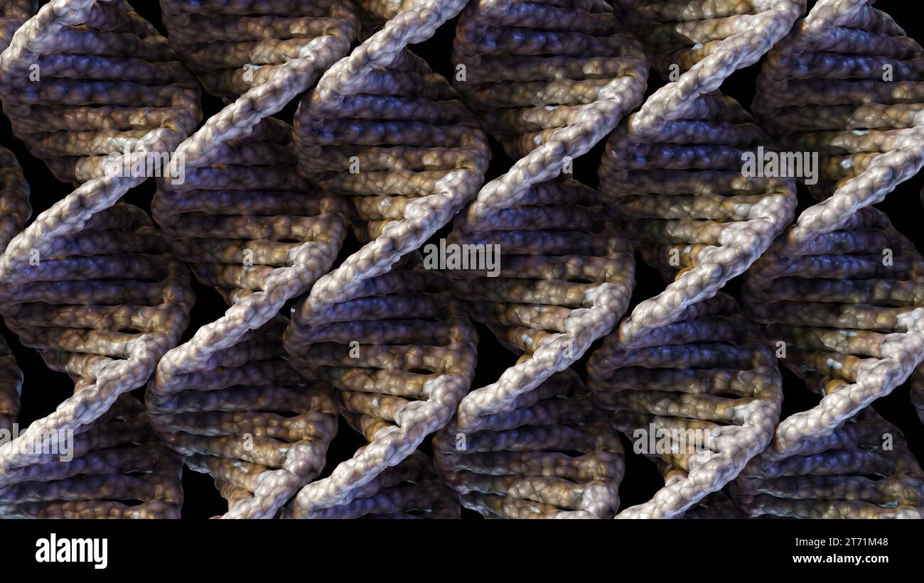 3d digital dna structure helix hi-res stock photography and images - Alamy