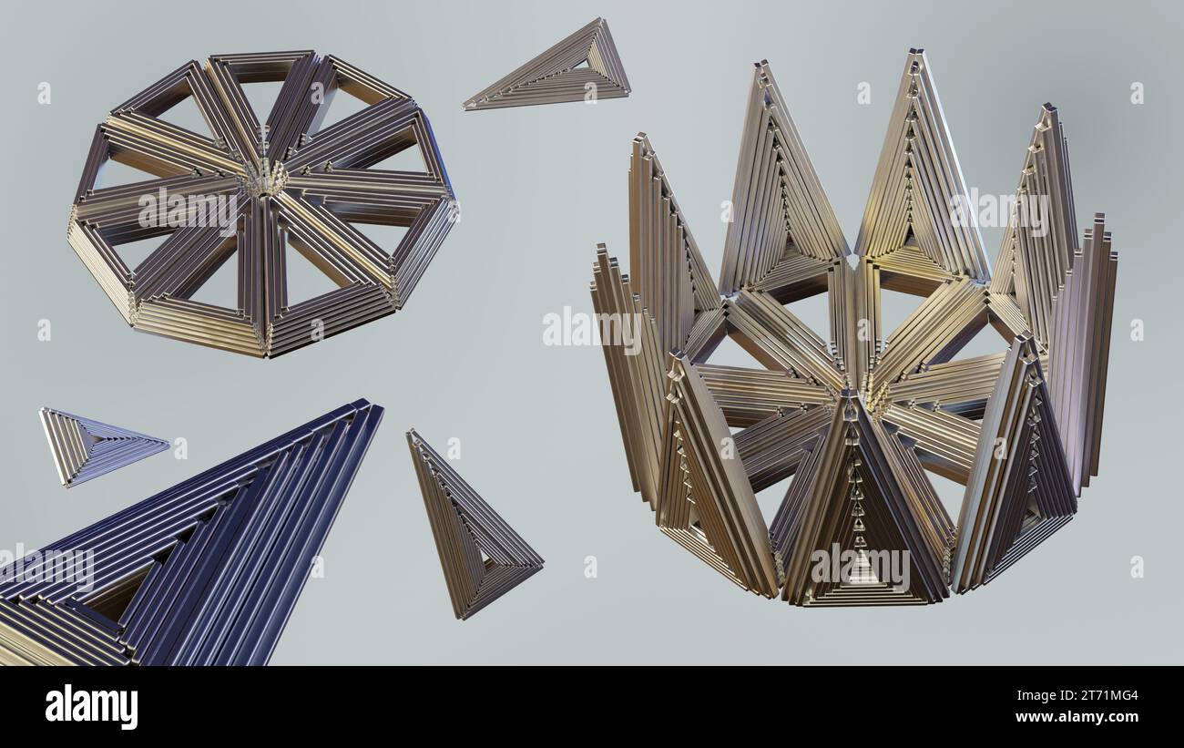 Geometric shape icosahedral shell system for virus trapping 3d ...