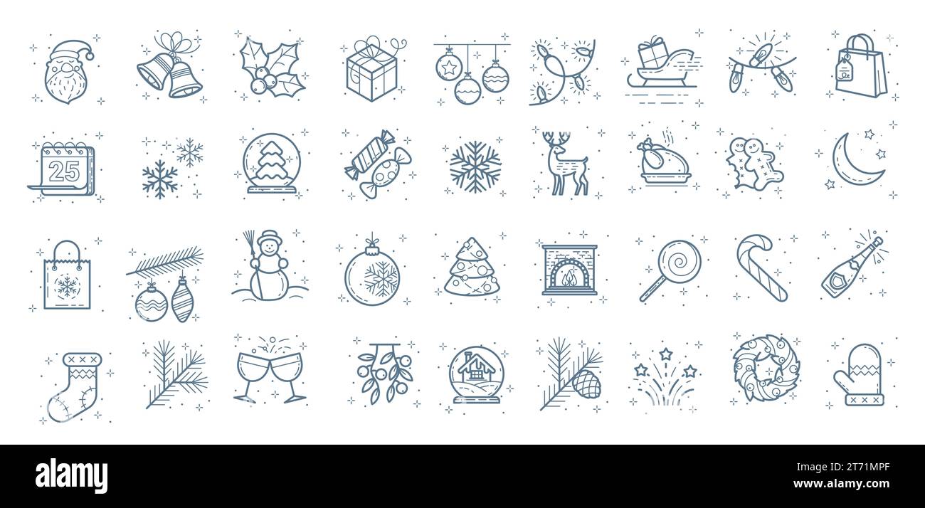 Snowman christmas tree new year Stock Vector Images - Alamy