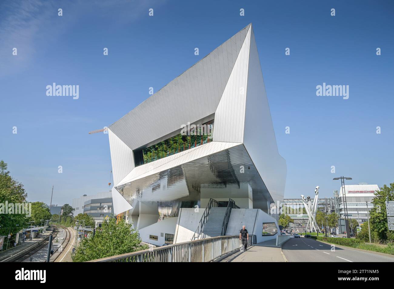 Porschemuseum, Porscheplatz, Zuffenhausen, Stuttgart, Baden-Württemberg ...