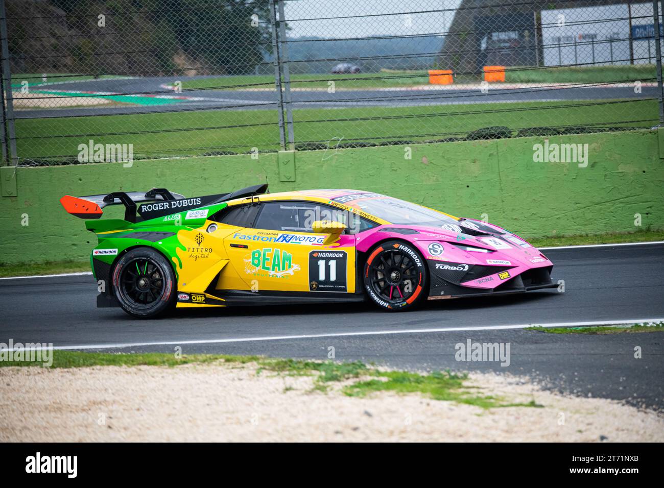 Vallelunga circuit, Rome, Italy 12 11 2023 - Lamborghini Super Trofeo ...
