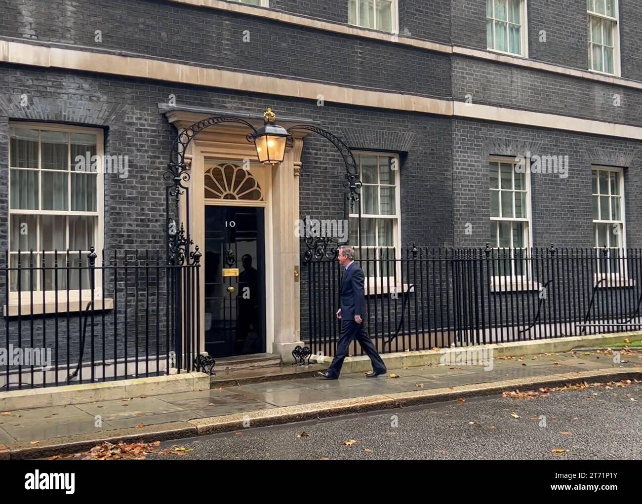 Screen grab taken from PA video of former prime minister David Cameron ...