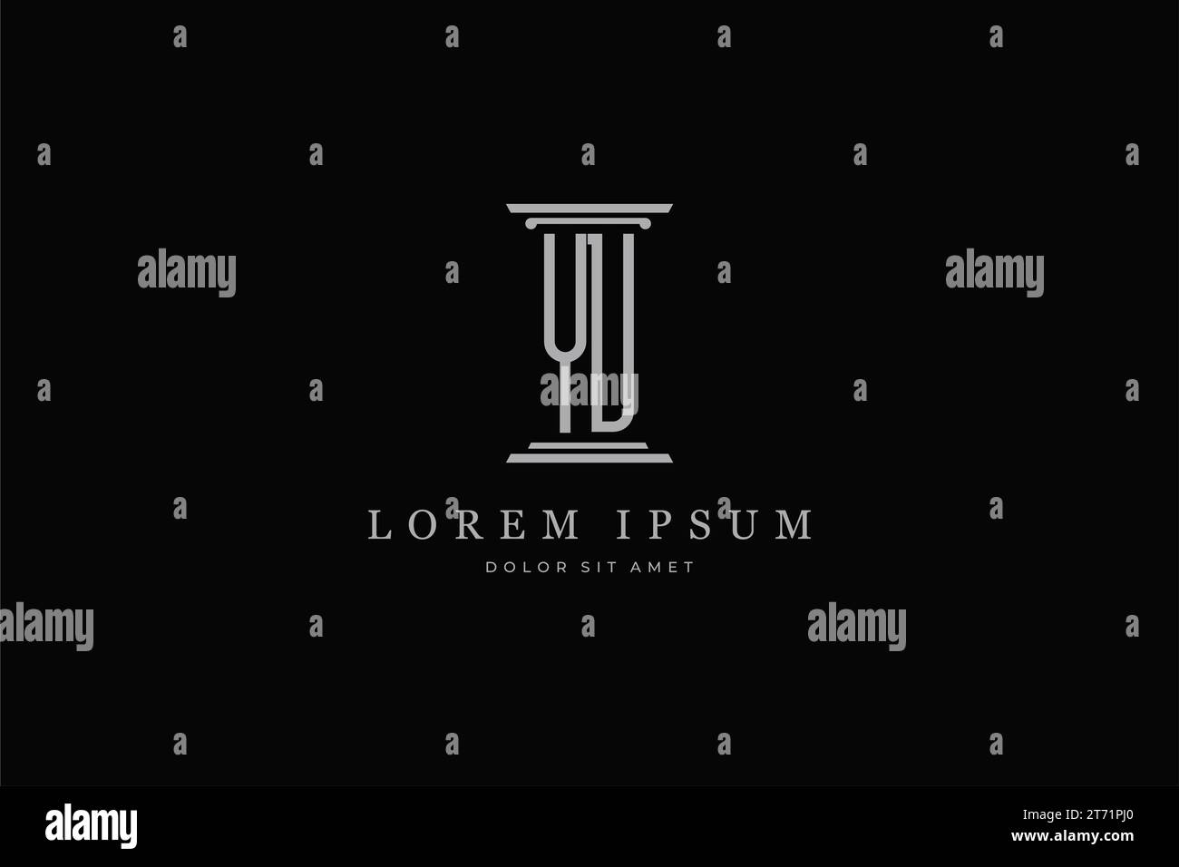 Letter yv logo hi-res stock photography and images - Alamy