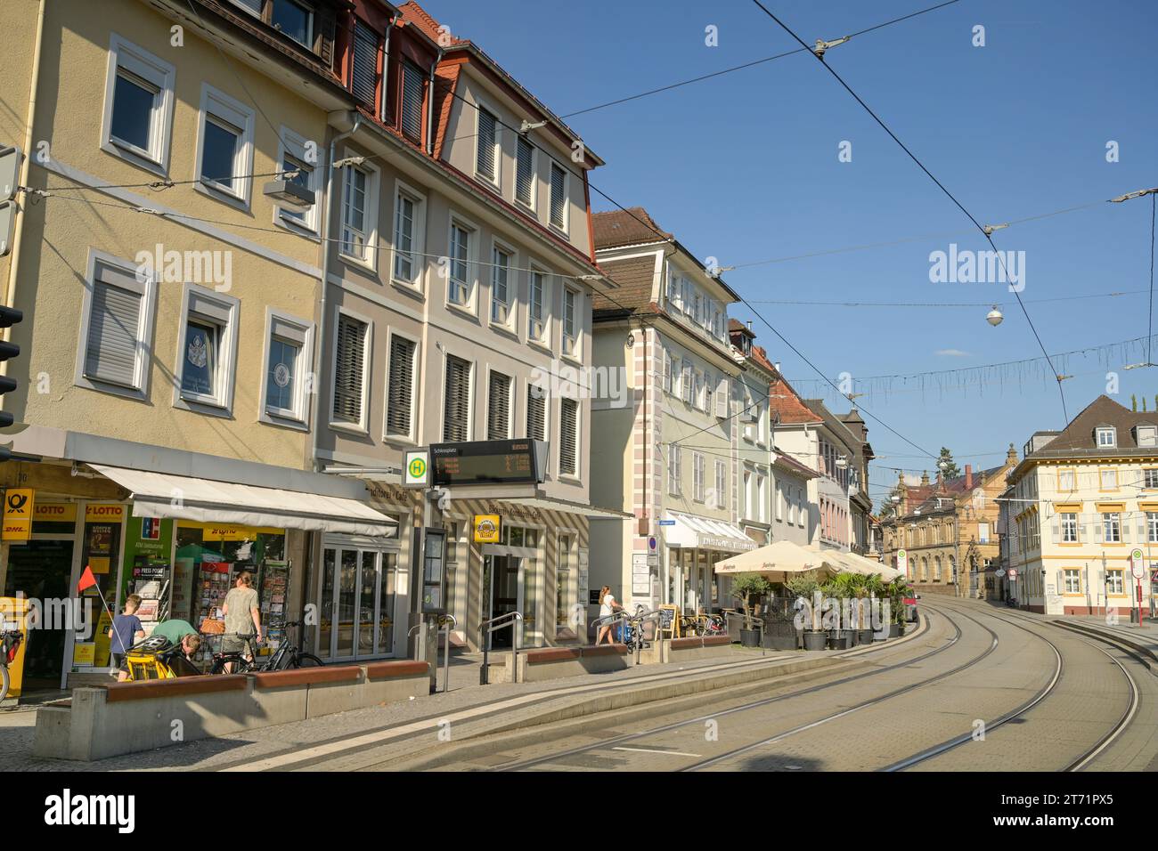 Altbauten, Pfinztalstraße, Altstadt, Durlach, Karlsruhe, Baden ...