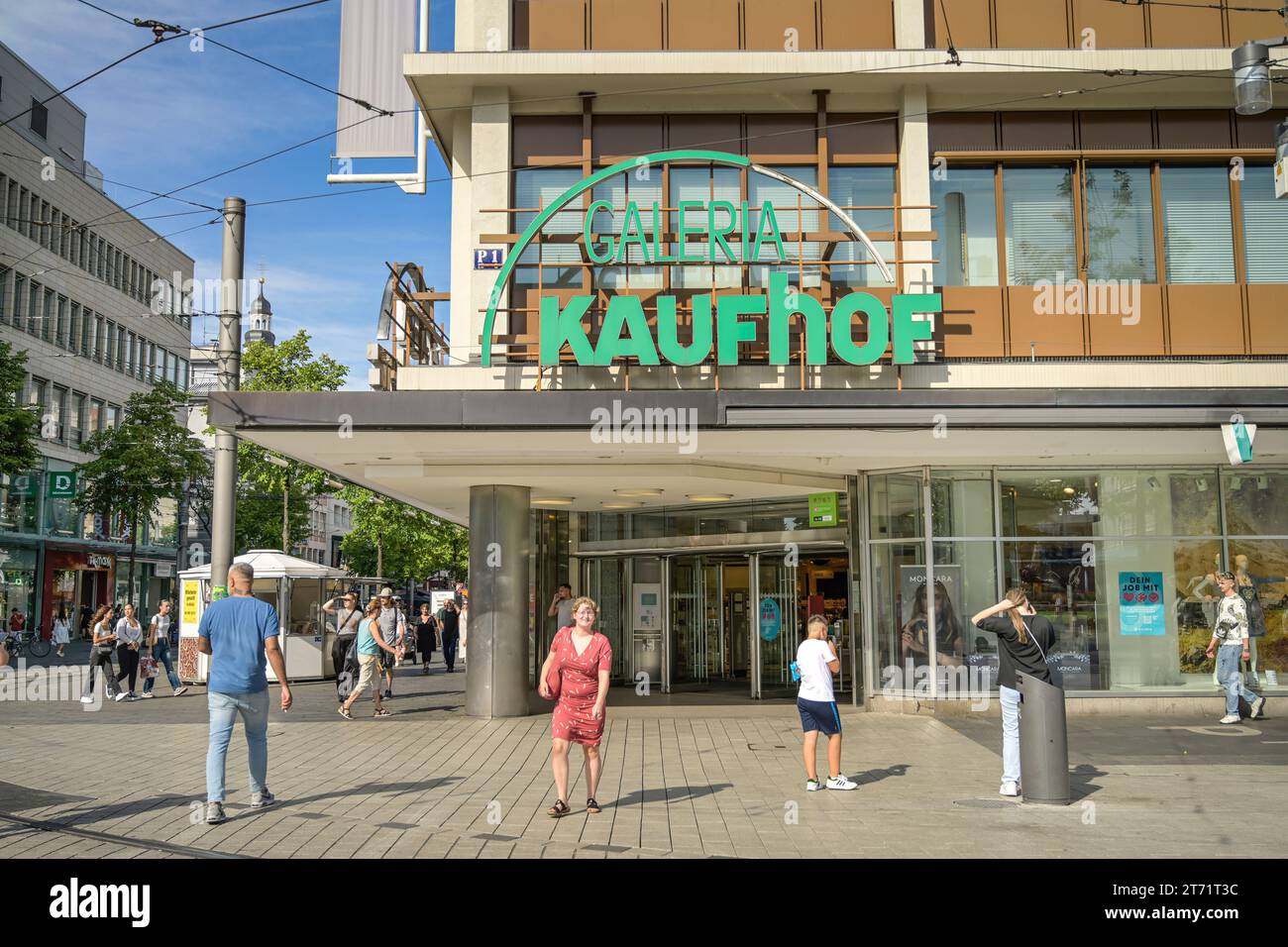 Galeria Kaufhof, Planken, Paradeplatz, Mannheim, Baden-Württemberg ...