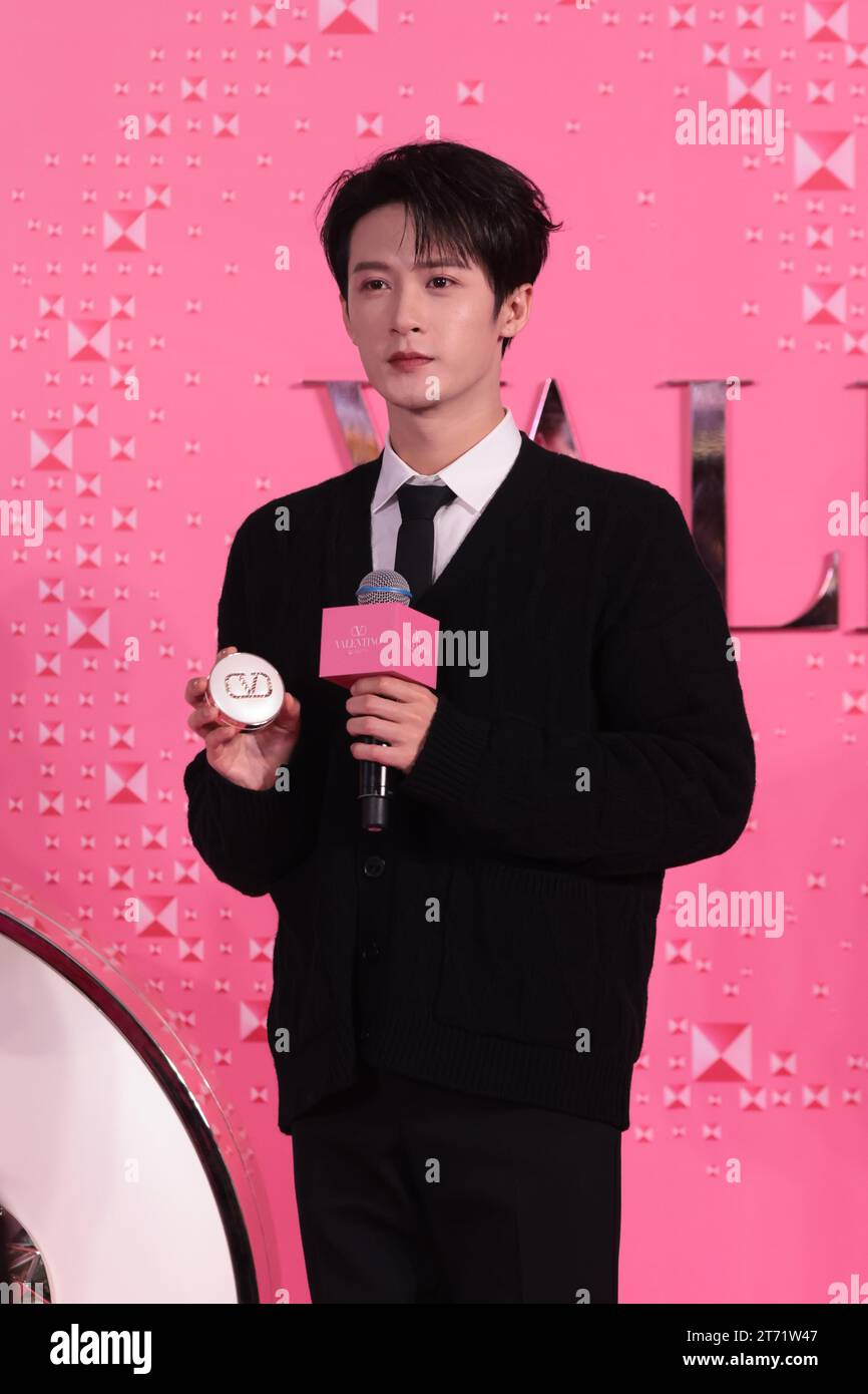 Chinese actor, singer, and dancer Tan Jianci attends an activity in ...