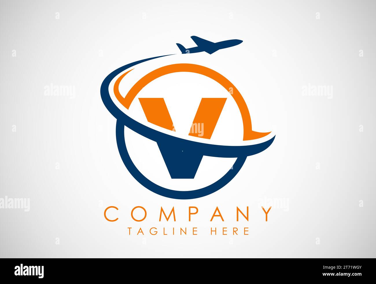 Initial alphabet with Aeroplan. Travel icons. Aviation logo sign ...