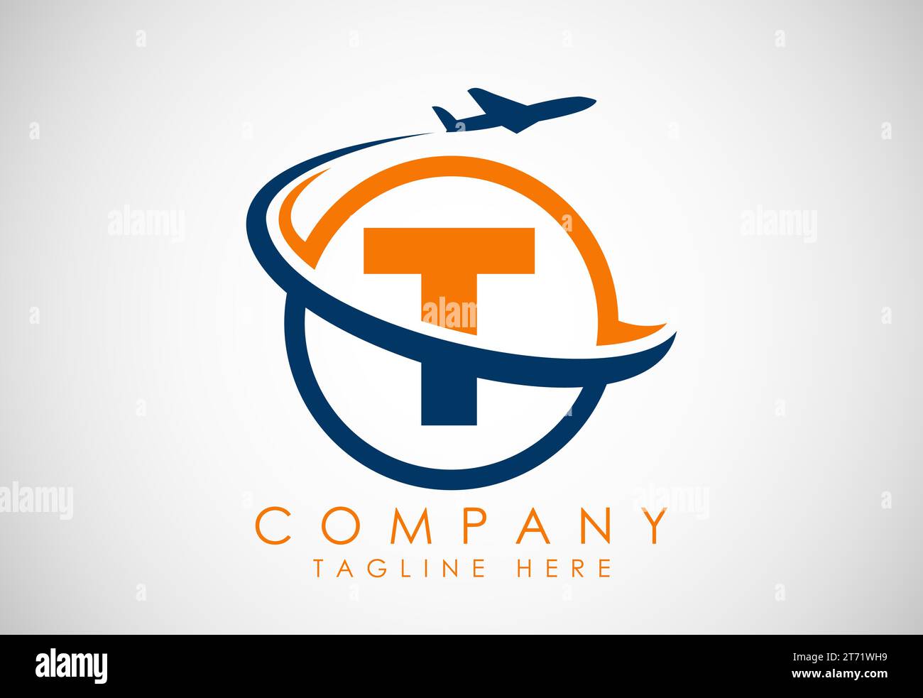 Initial alphabet with Aeroplan. Travel icons. Aviation logo sign ...