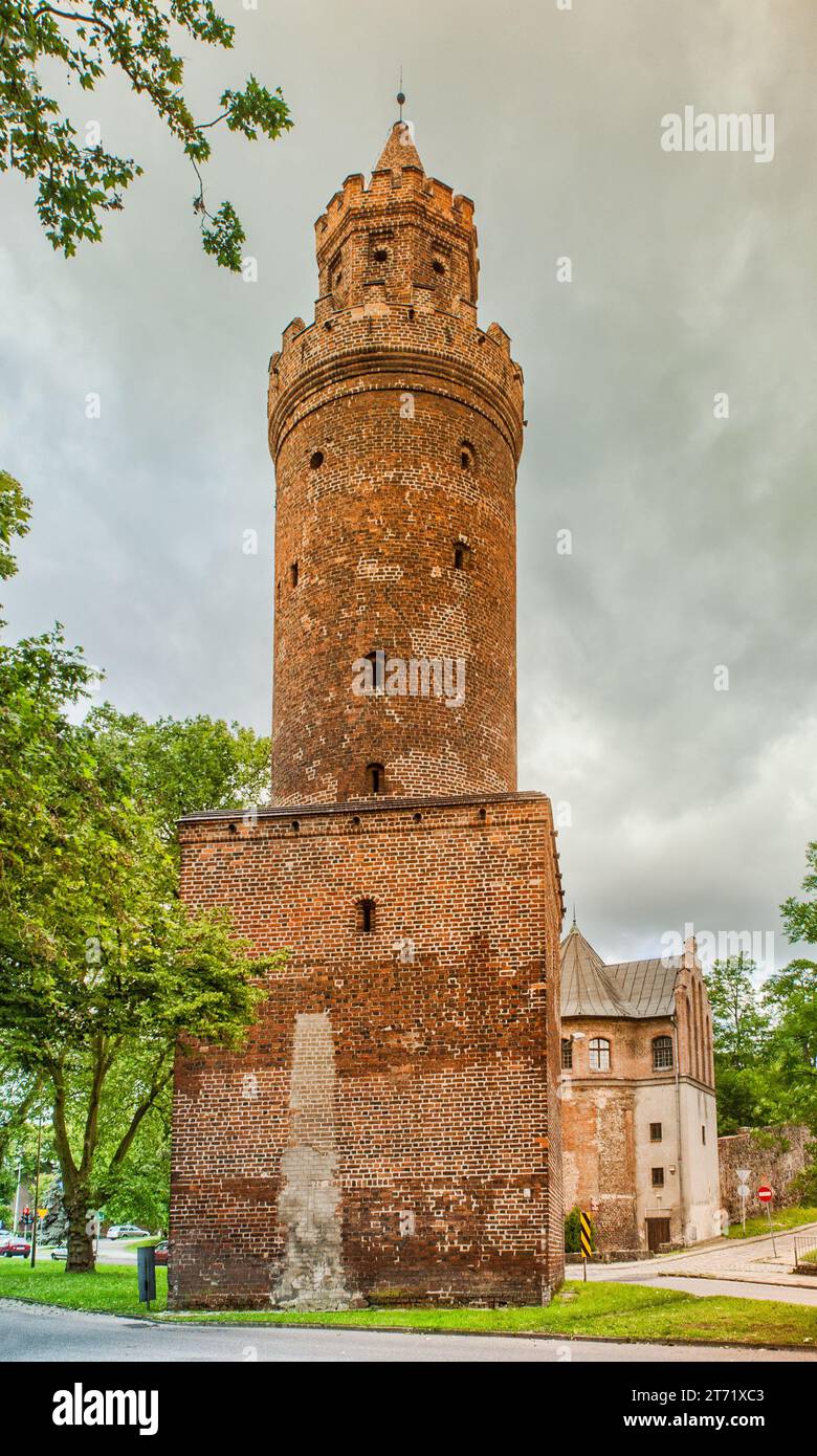 Weavers Tower (Baszta Tkaczy) in Stargard Szczeciński, Pomerania, West ...