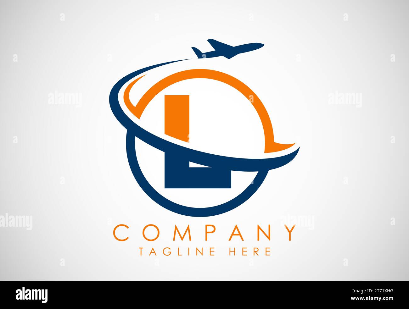 Initial alphabet with Aeroplan. Travel icons. Aviation logo sign ...